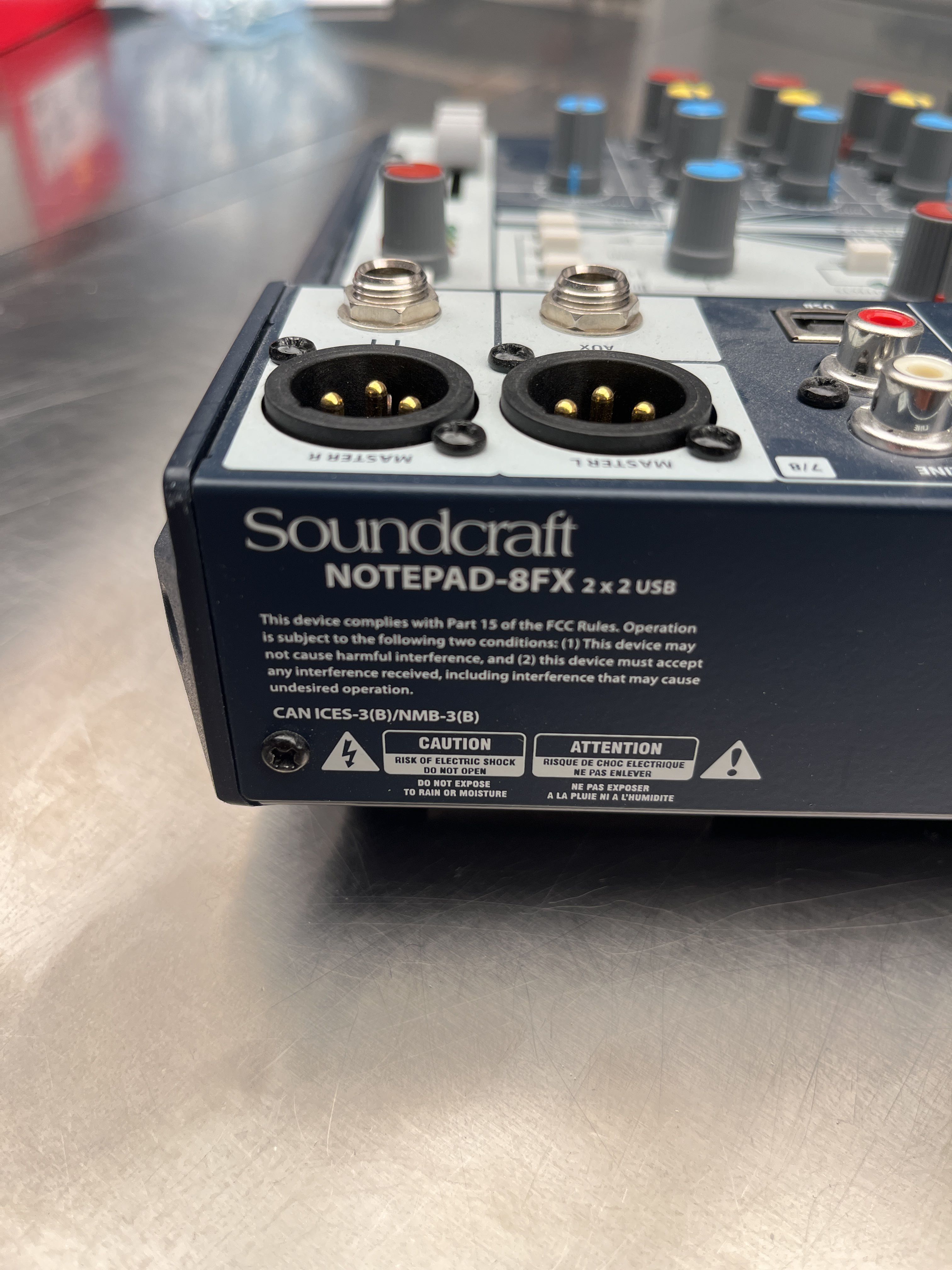 Ljudmixer – Soundcraft Notepad-8FX - Auktioner online - Nätauktioner & Konkursauktioner | PS Auction