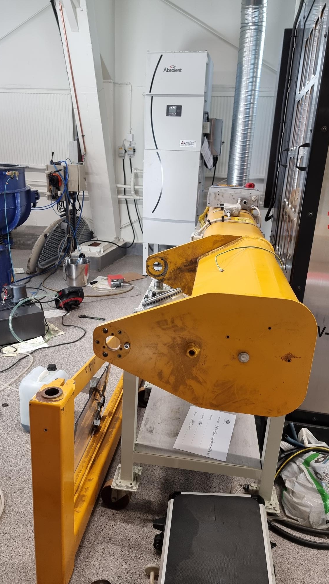 Slewing column crane DEMAG 200 kg Electric chain hoist - PS Auction ...
