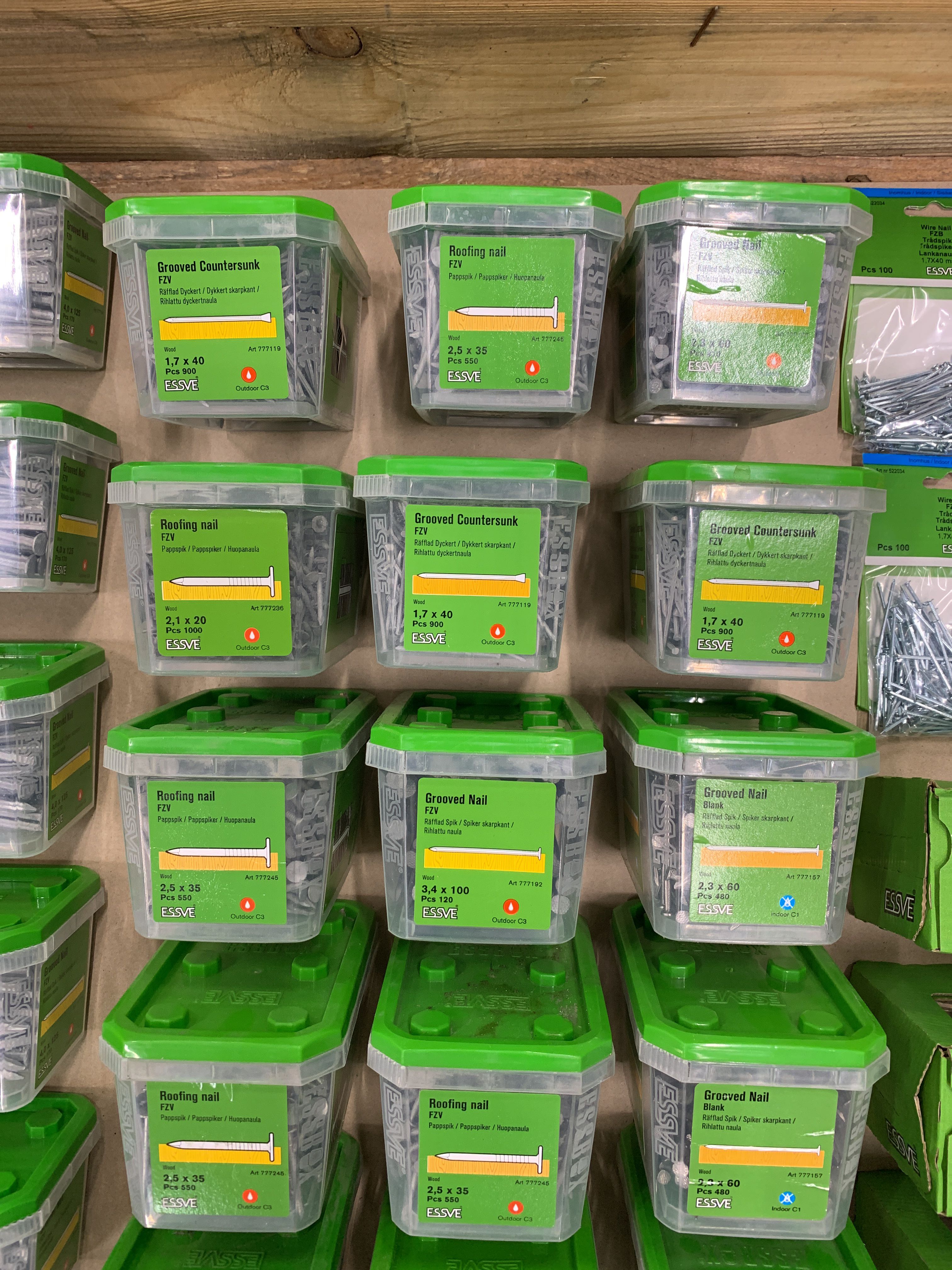 Sortiment med spik, Essve - Auktioner online - Nätauktioner ...