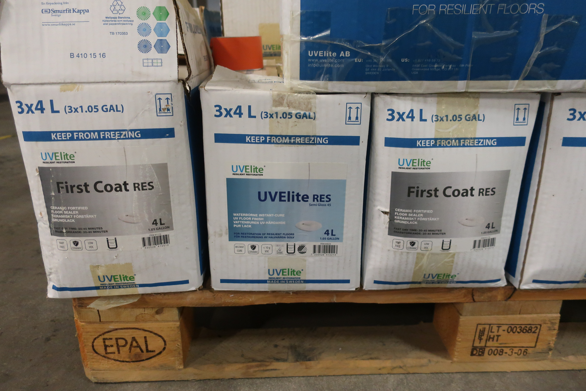 Ultraviolet floor renovation - JELIGHT UV cure 5B + cans with varnish ...