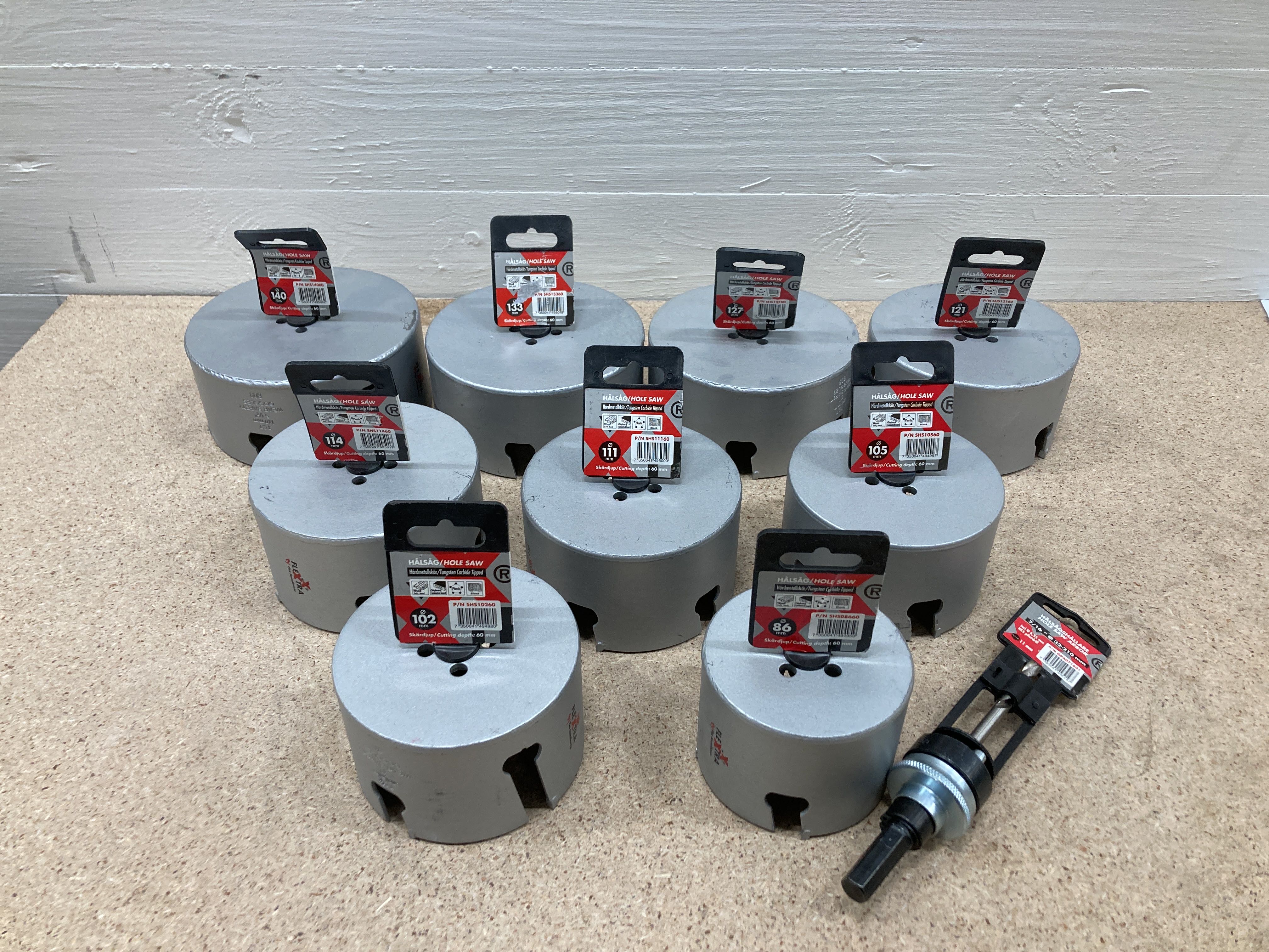 Hålsågar Flexxtra SHS 86 - 140 mm - Auktioner online - Nätauktioner ...