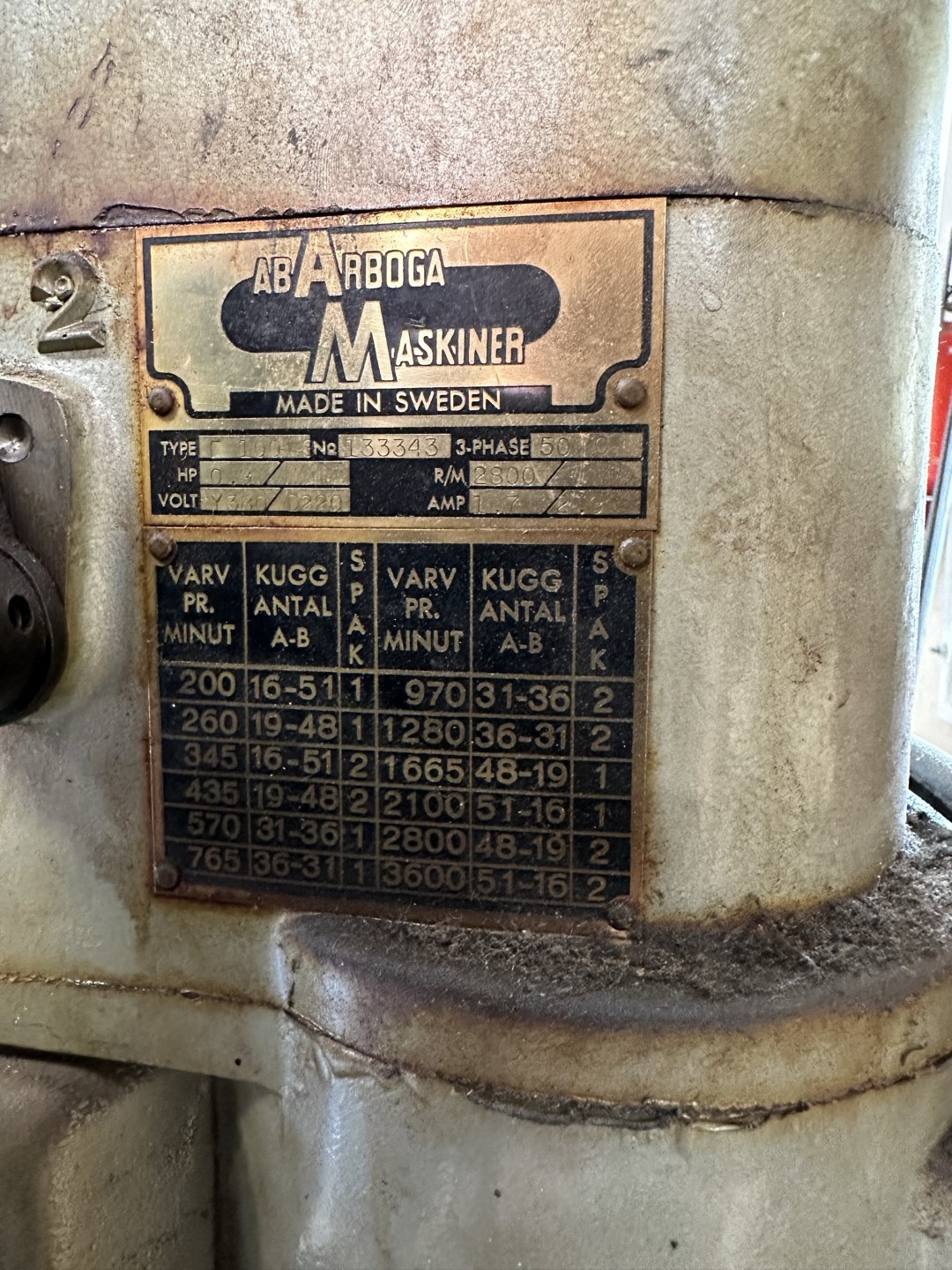 Pelarborrmaskin Arboga E100S - Auktioner online - Nätauktioner ...