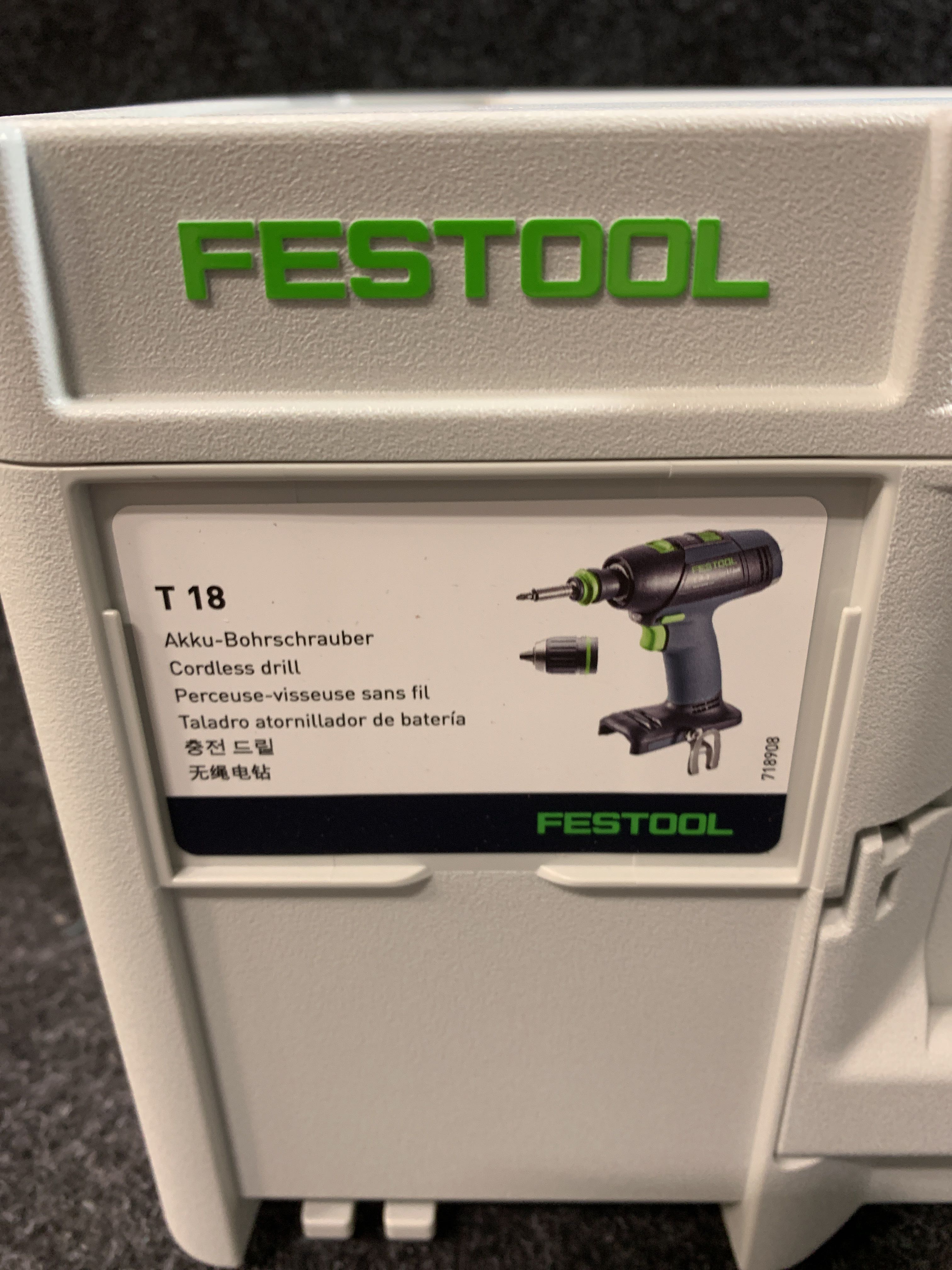 Festool T18+3 Li Basic Borr-/Skruvdragare 18V - Auktioner online ...
