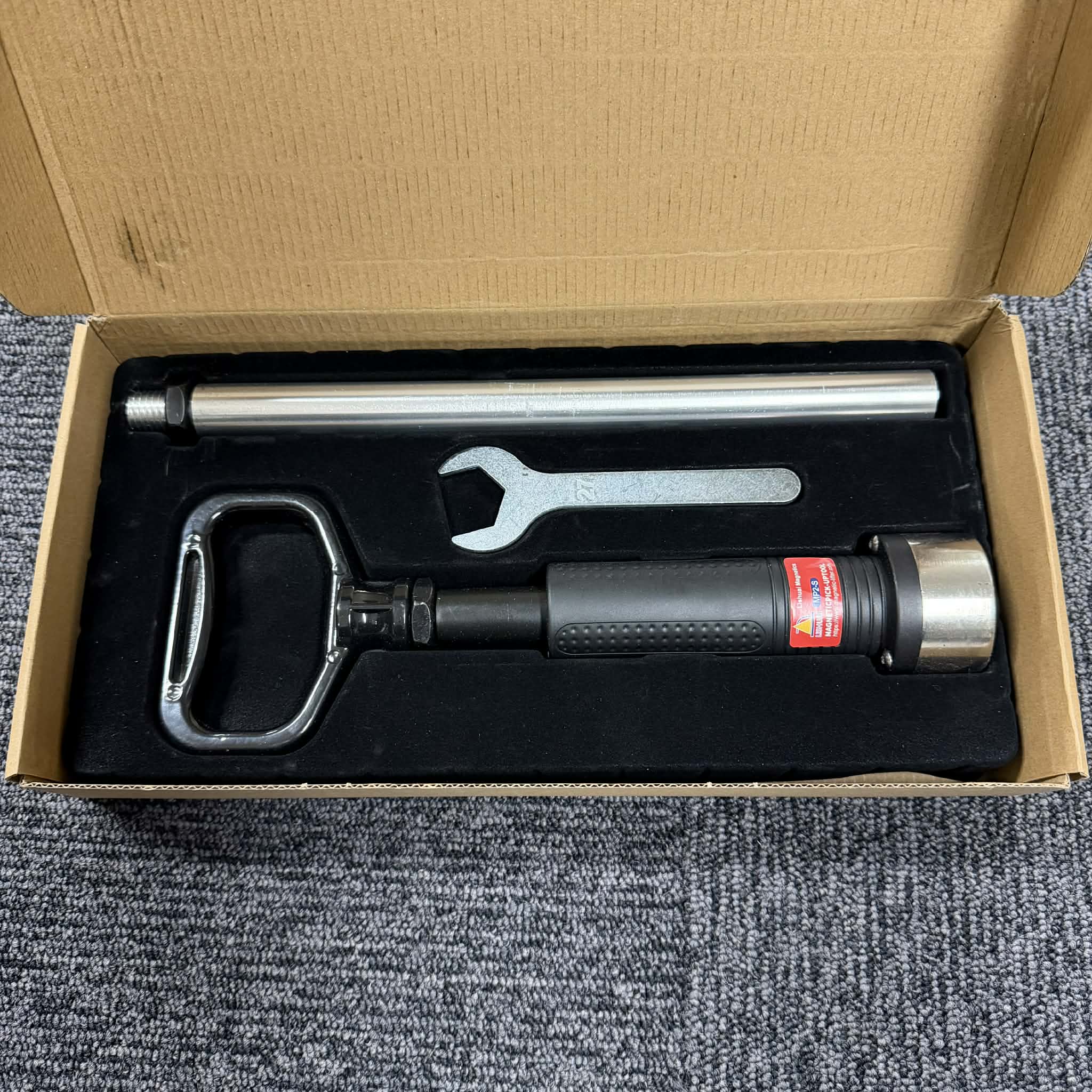 Magnetic pick-up tool MP2-S, telescopic, 599 mm, 20 kg lifting force ...