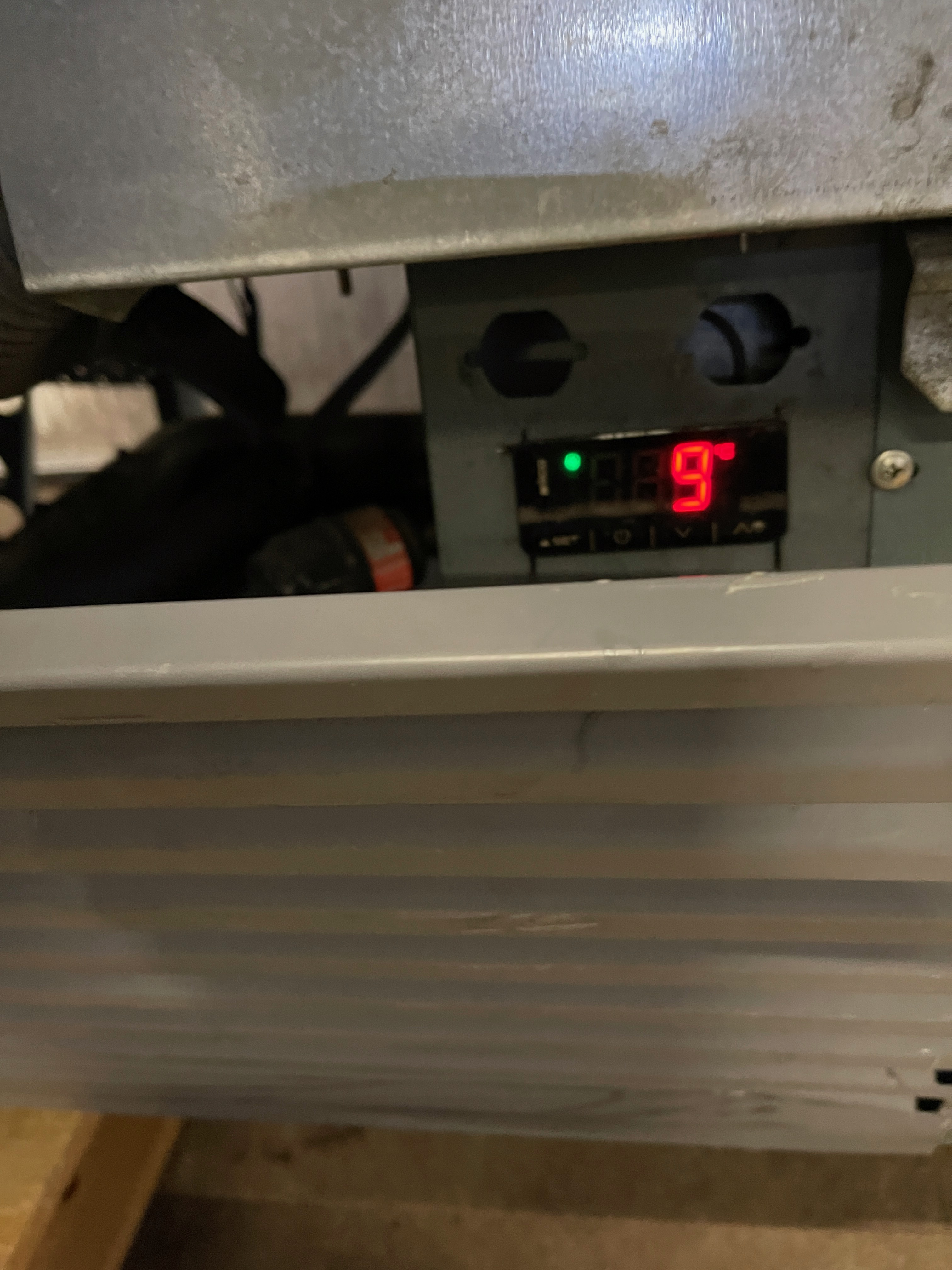 Wall fridge from Norpe with lighting and night curtain - PS Auction ...