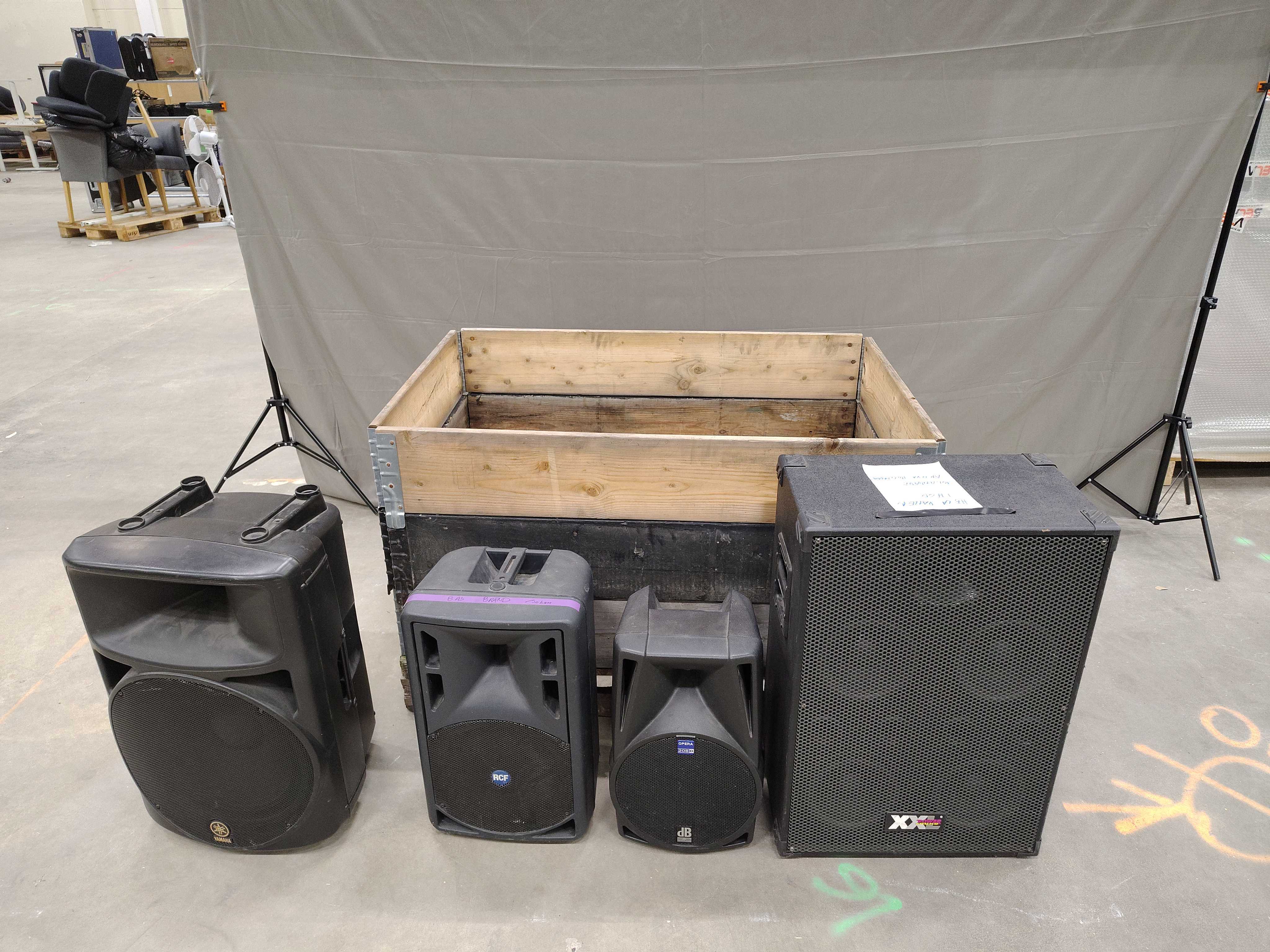 Speakers 4 pcs – Yamaha, dB Technologies, RCF, XX Power Sound - PS ...