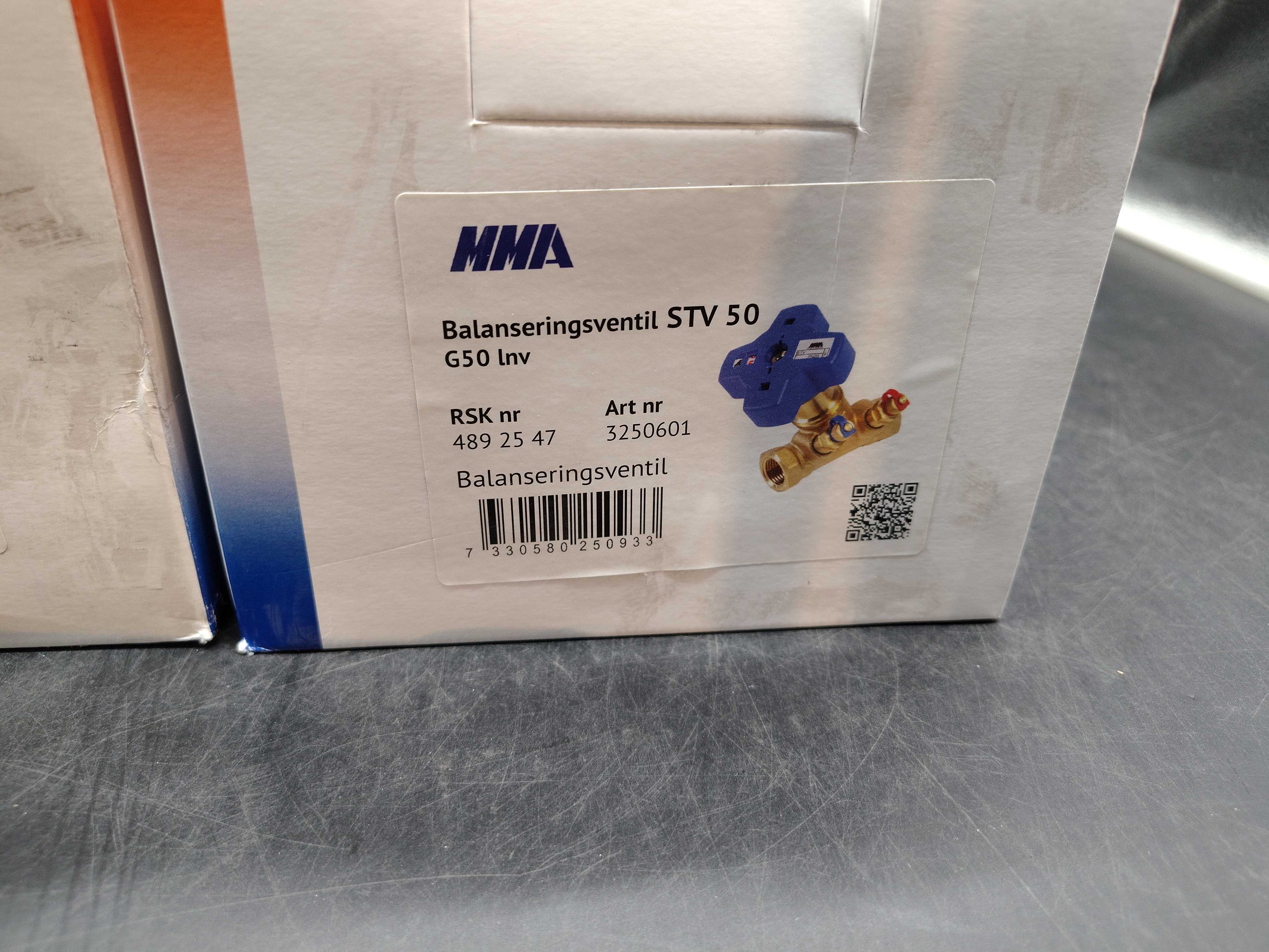 Balance valves, 2 pcs – MMA STV 50 - PS Auction - We value the future ...