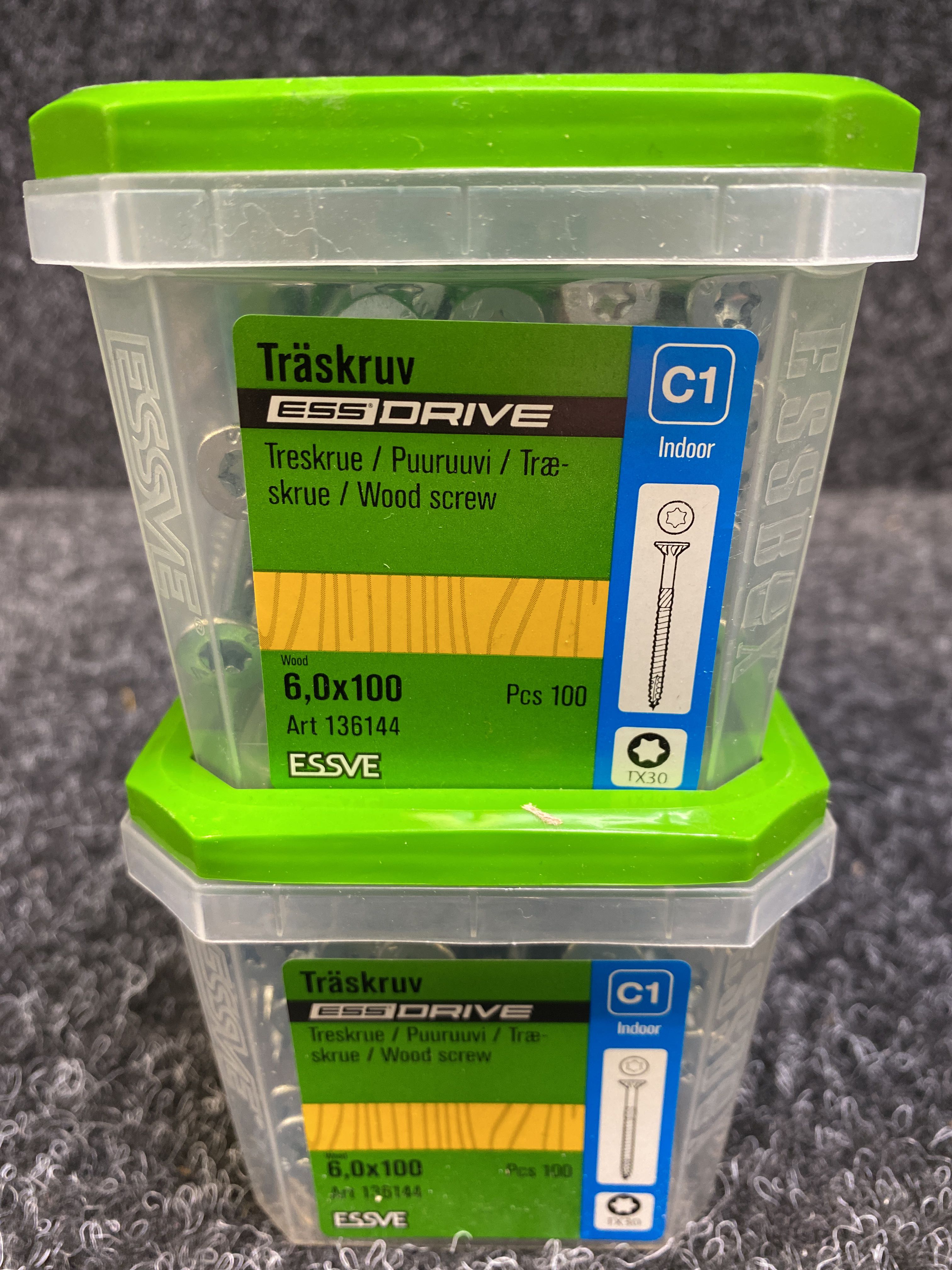 Sortiment med träskruv Essve - Auktioner online - Nätauktioner ...