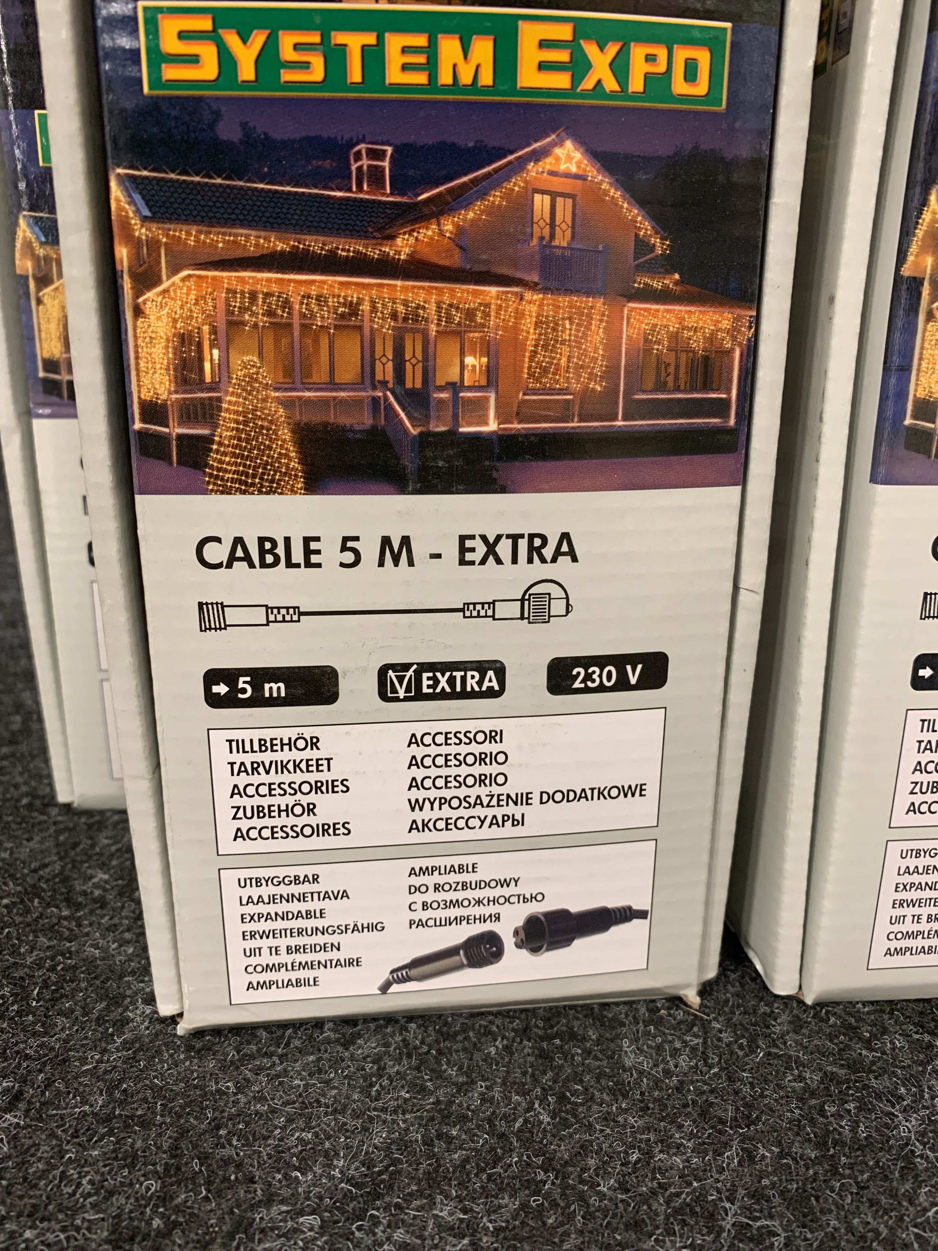 5 extension cables System Expo 5m/piece - PS Auction - We value the ...