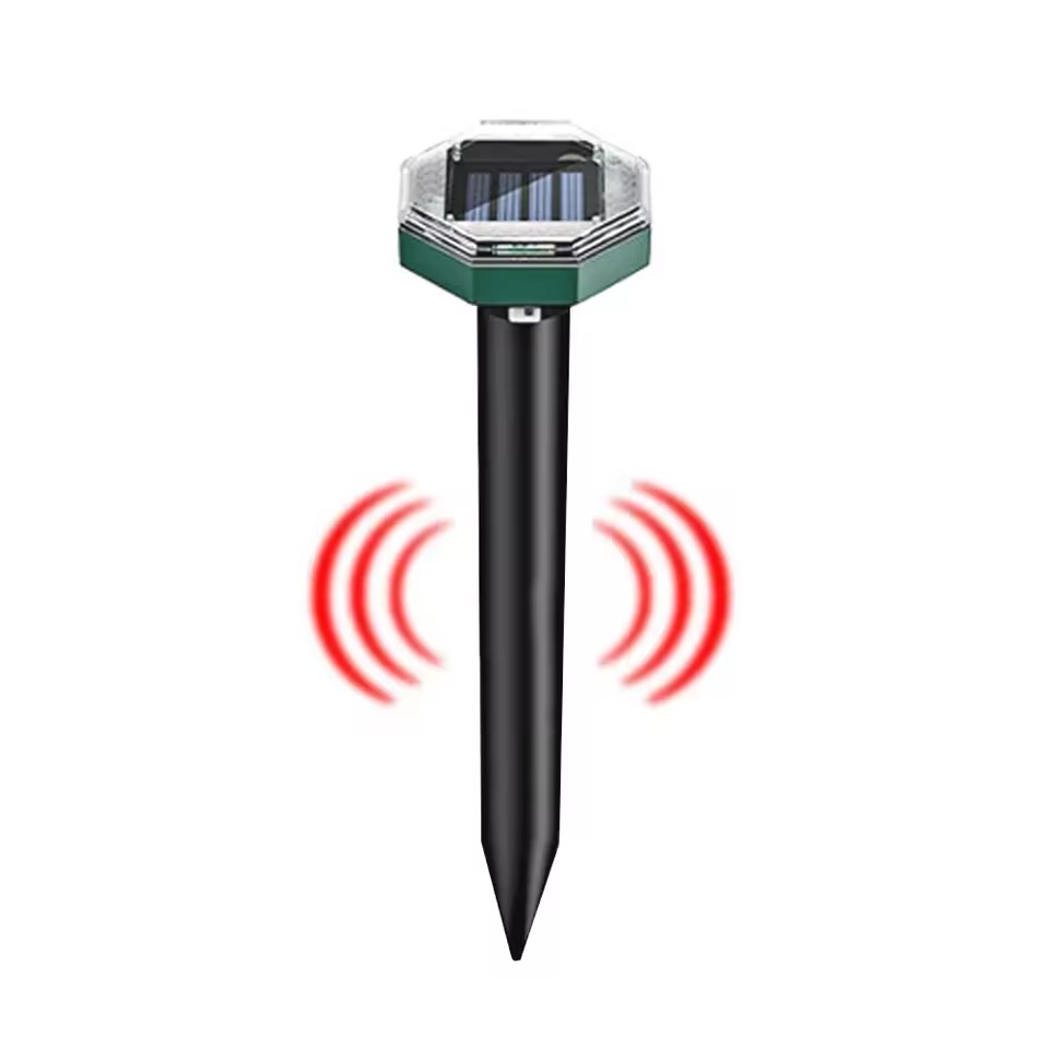 Solar Powered Rodent Scarer Octagon – 6-pack for garden & grounds ...