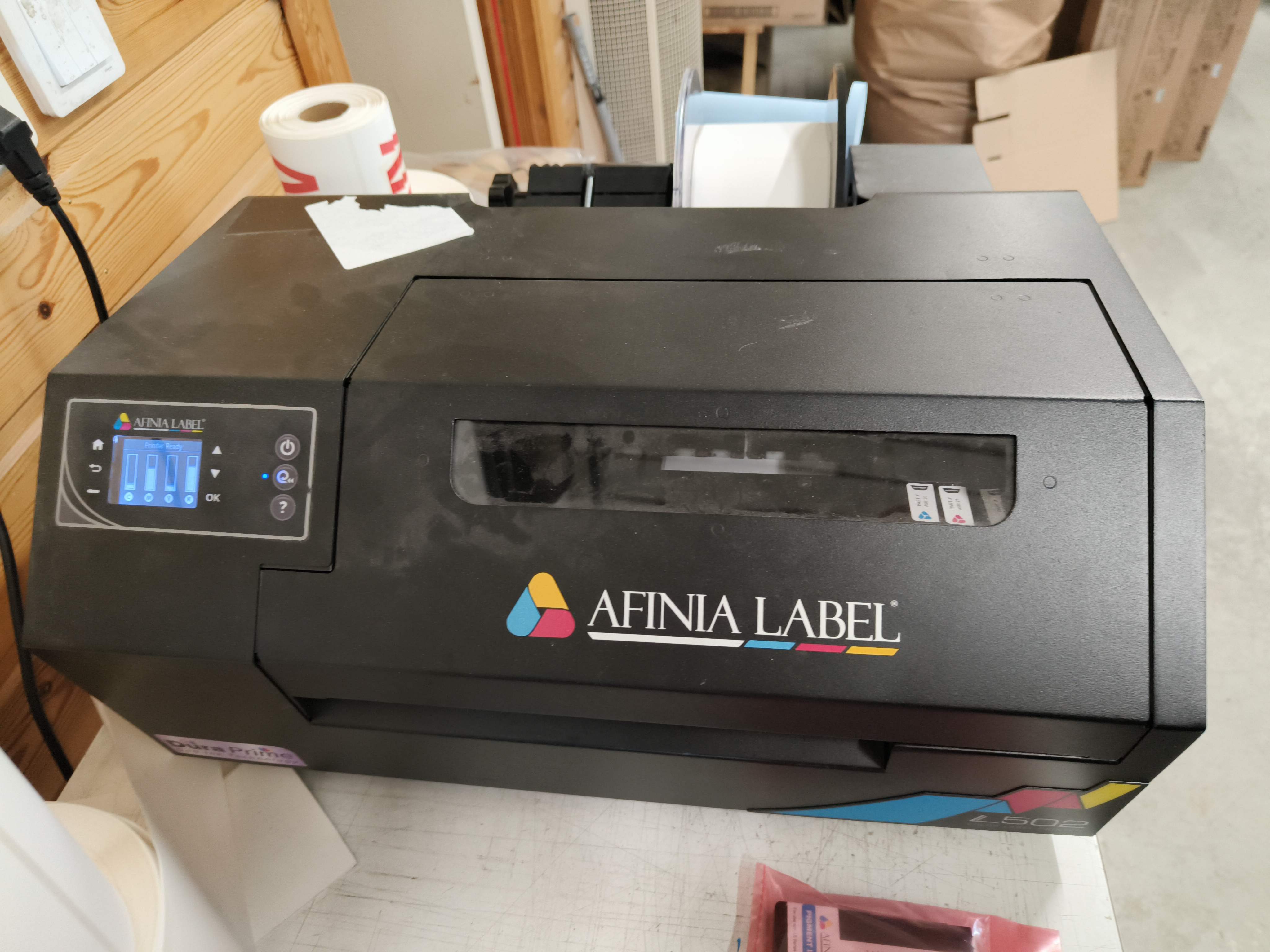 Ettikettskrivare med tillbehör Afinia Label L502 - Auktioner online ...