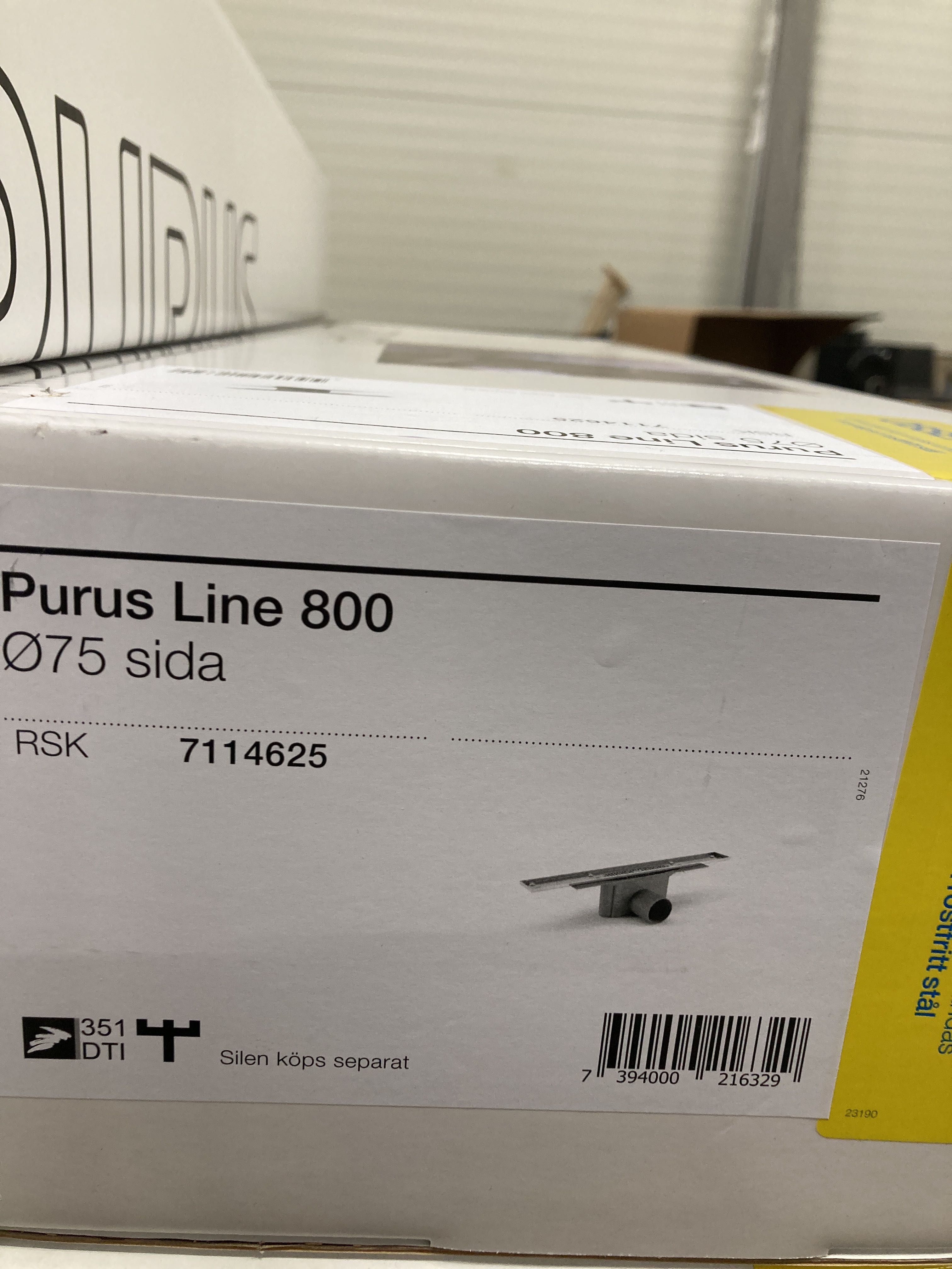 Floor drain Purus Line 800/75 side - PS Auction - We value the future ...