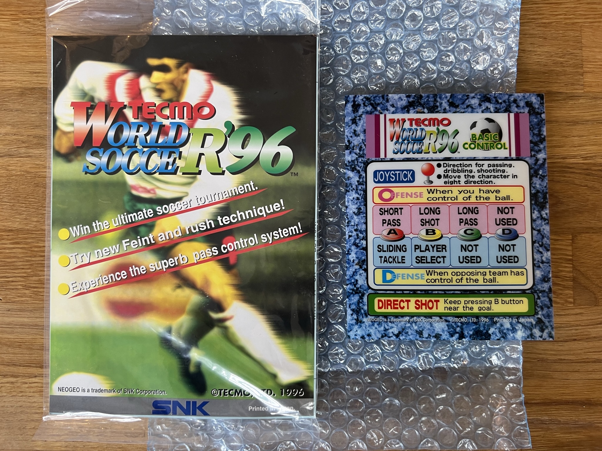 Neo Geo MVS Tecmo World Soccer 96 - PS Auction - We value the future ...