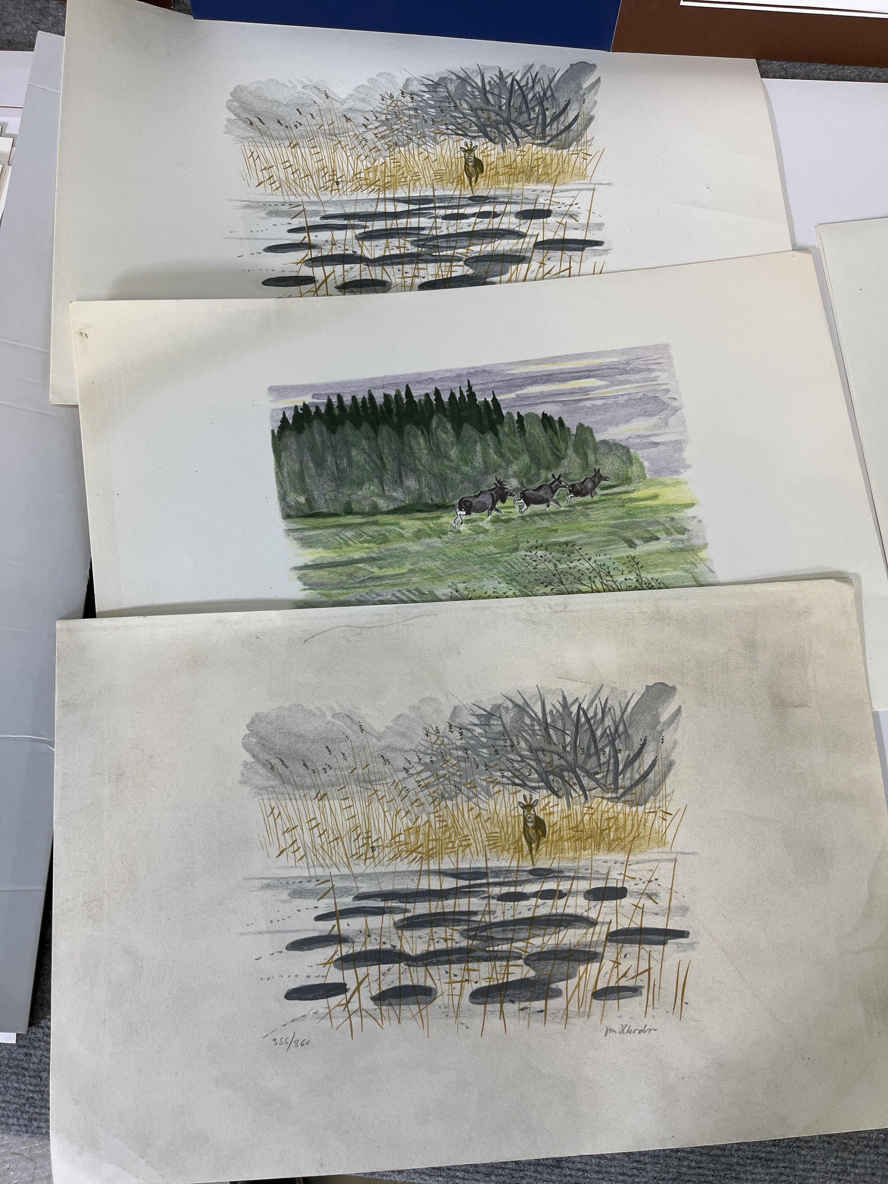 Collection of various lithographs #3 - PS Auction - We value the future ...