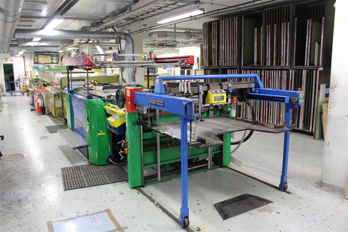Screen printing line # 1 Svecia Printmaster MK2 - PS Auction - We value ...