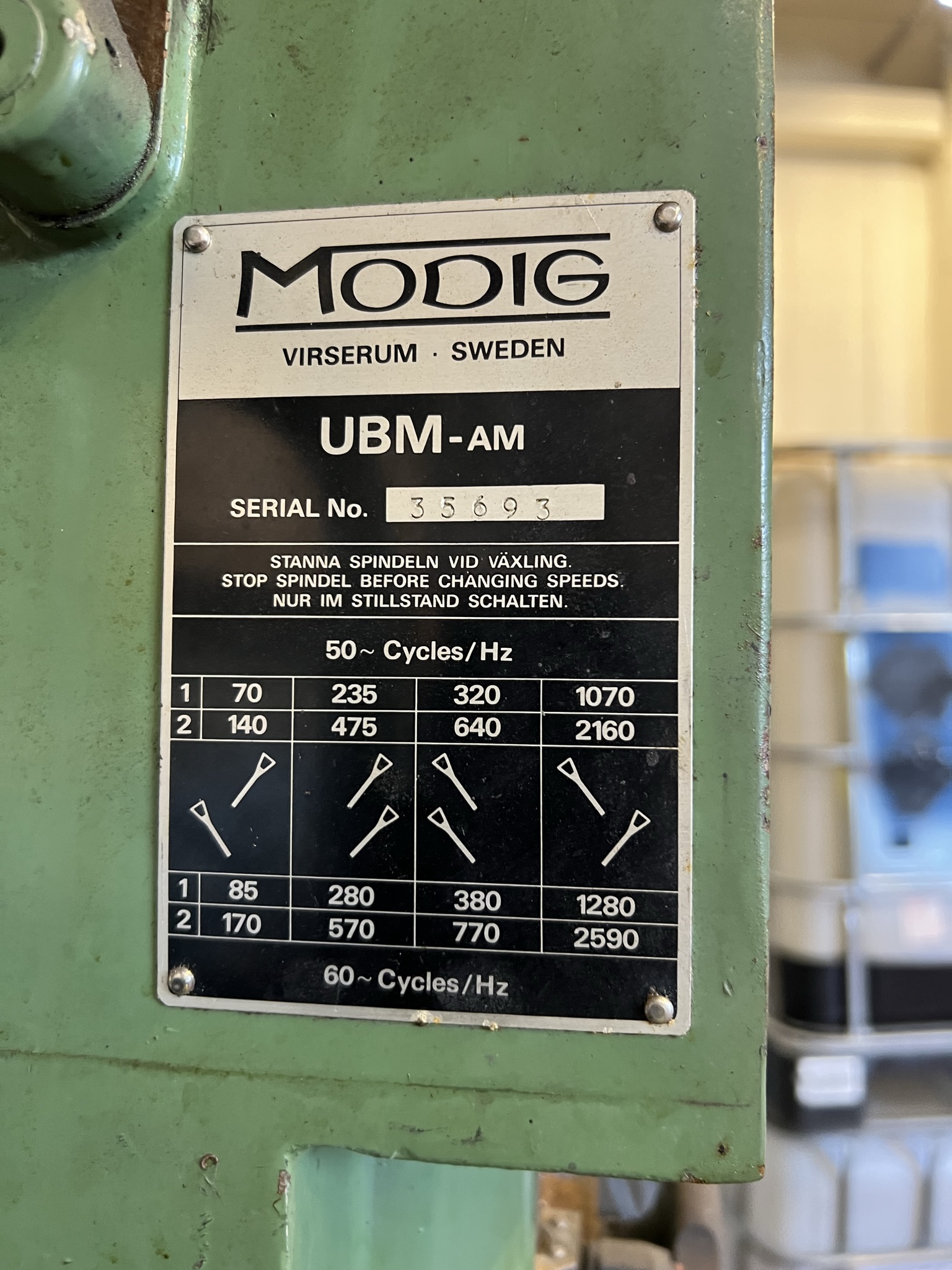 Pelarborrmaskin Modig UBM-AM - Auktioner online - Nätauktioner ...