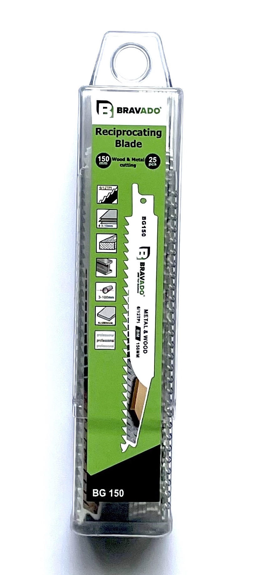 Bravado, BG 150, Tiger saw blade 100-pack - PS Auction - We value the ...
