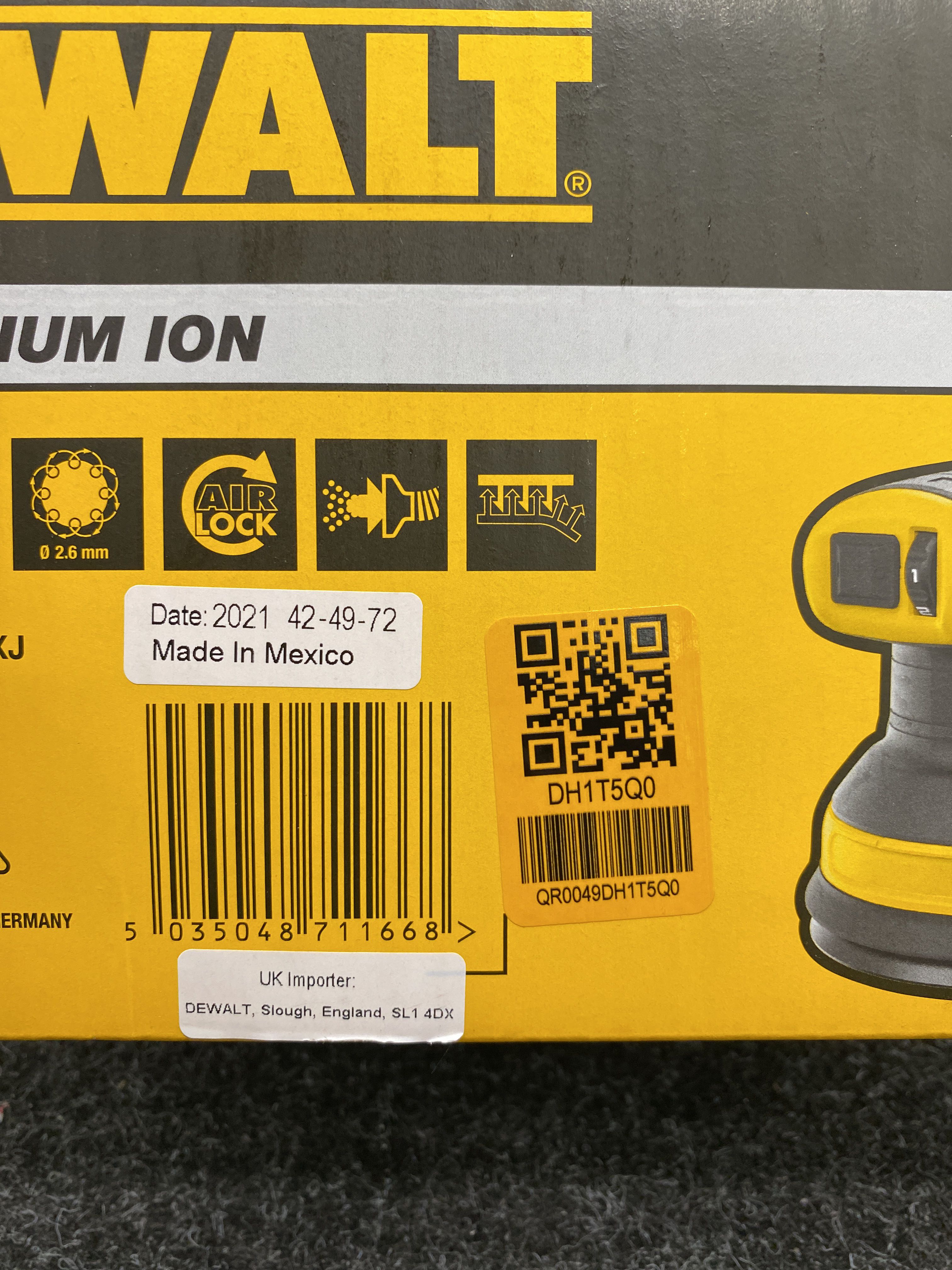 Eccentric grinder Dewalt DCW210N - PS Auction - We value the future ...