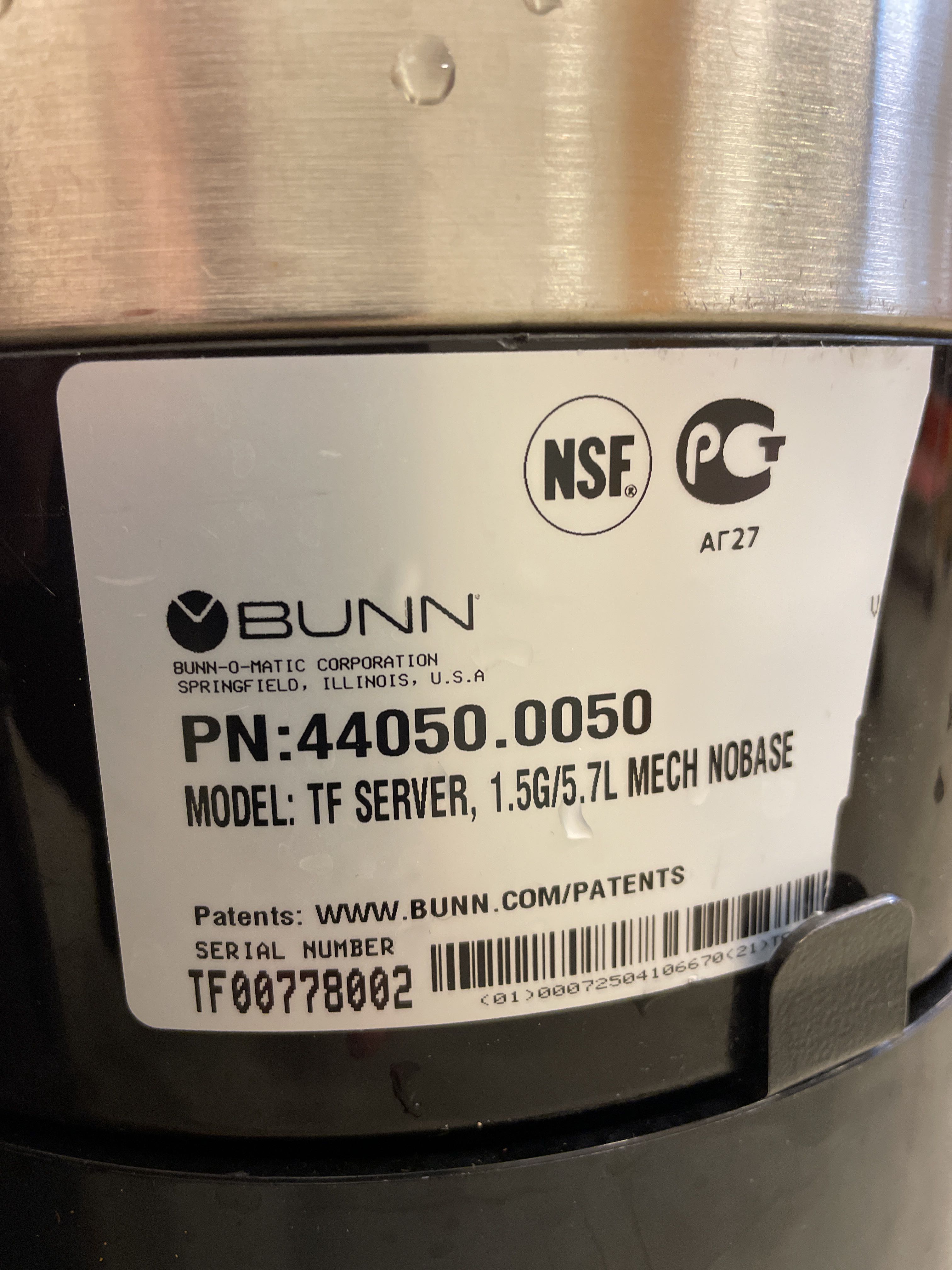 Kaffebryggare Bunn ICB Tower inklusive 4 x Bunn Termosar 6l - Auktioner ...