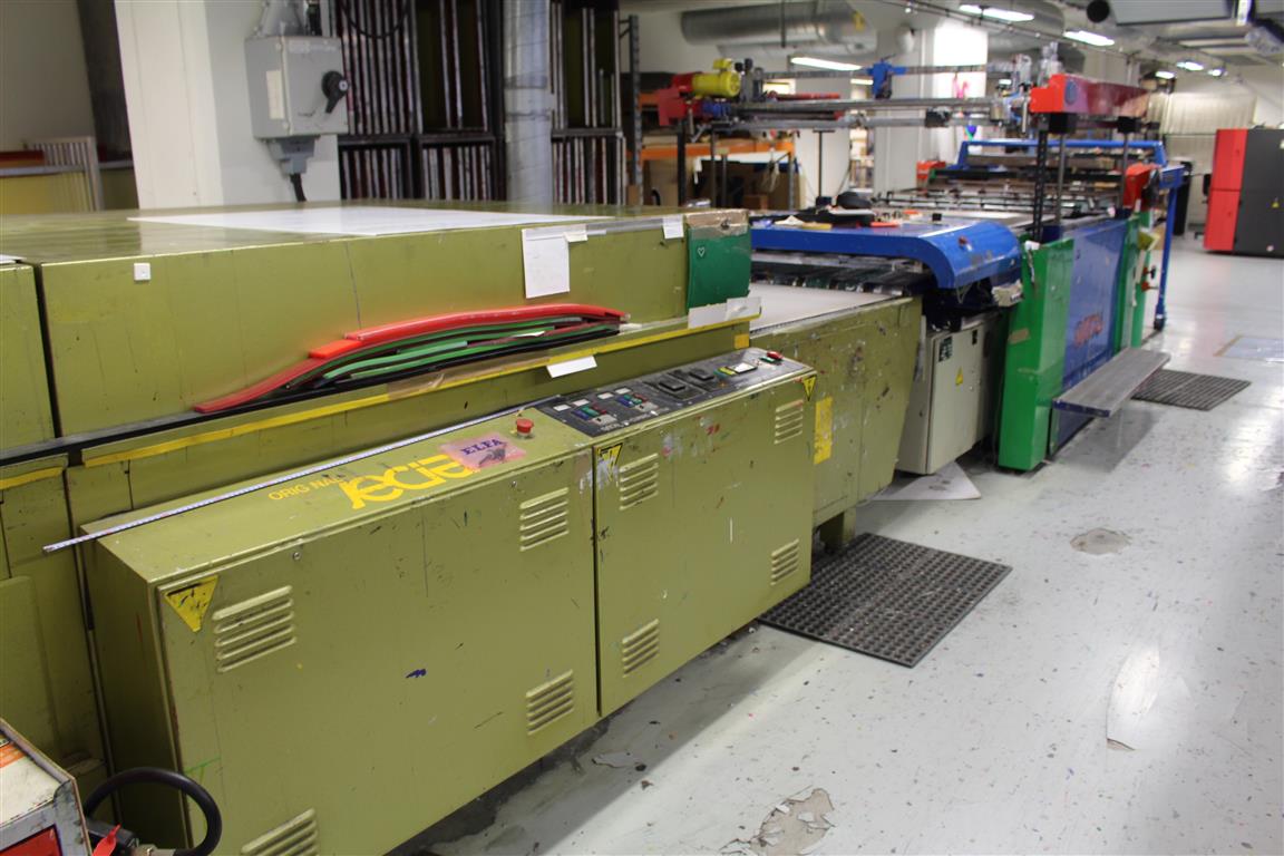 Screen printing line # 1 Svecia Printmaster MK2 - PS Auction - We value ...