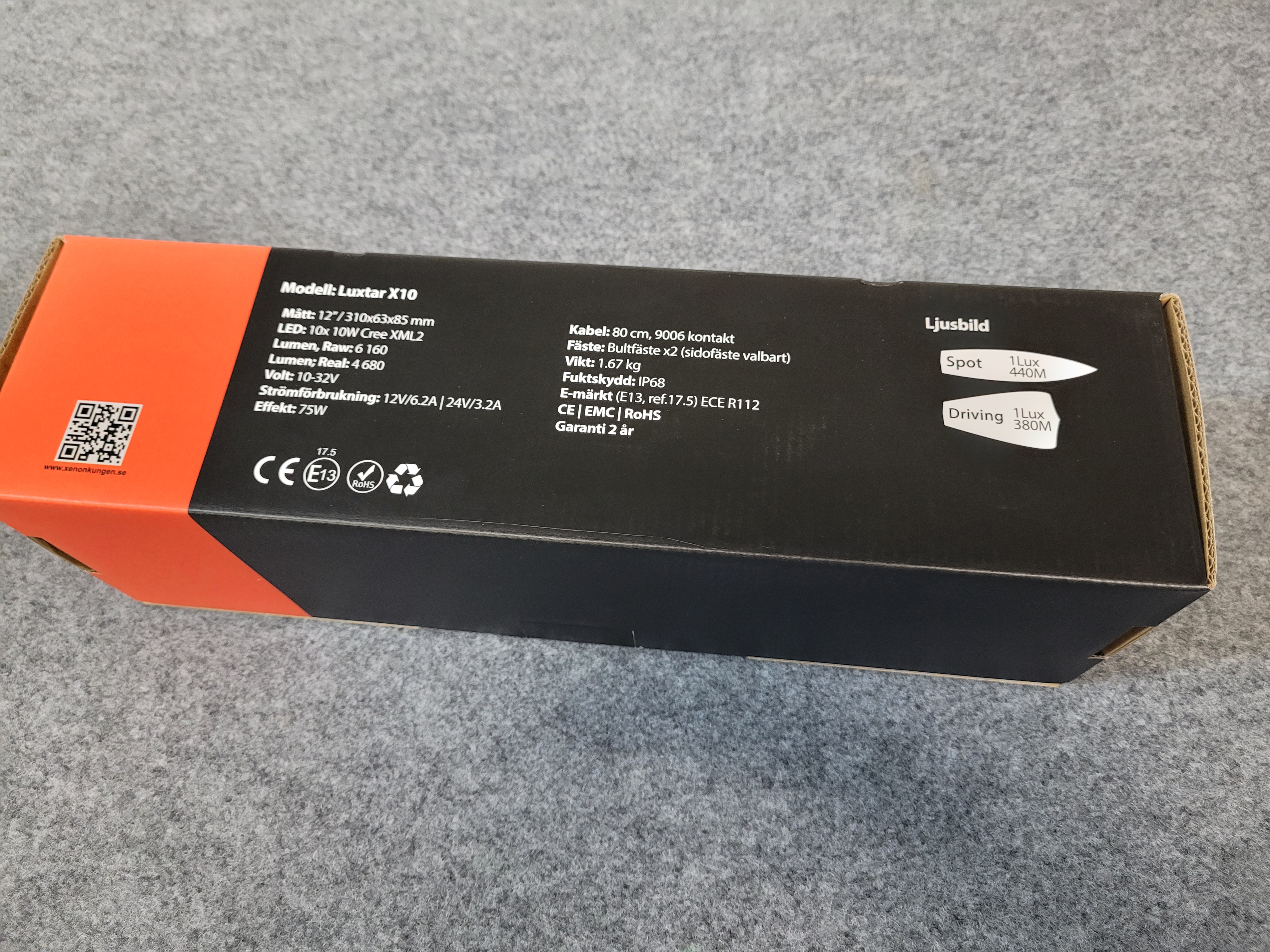 LUXTAR® Led ramp X10 E-approved 100W - PS Auction - We value the future ...
