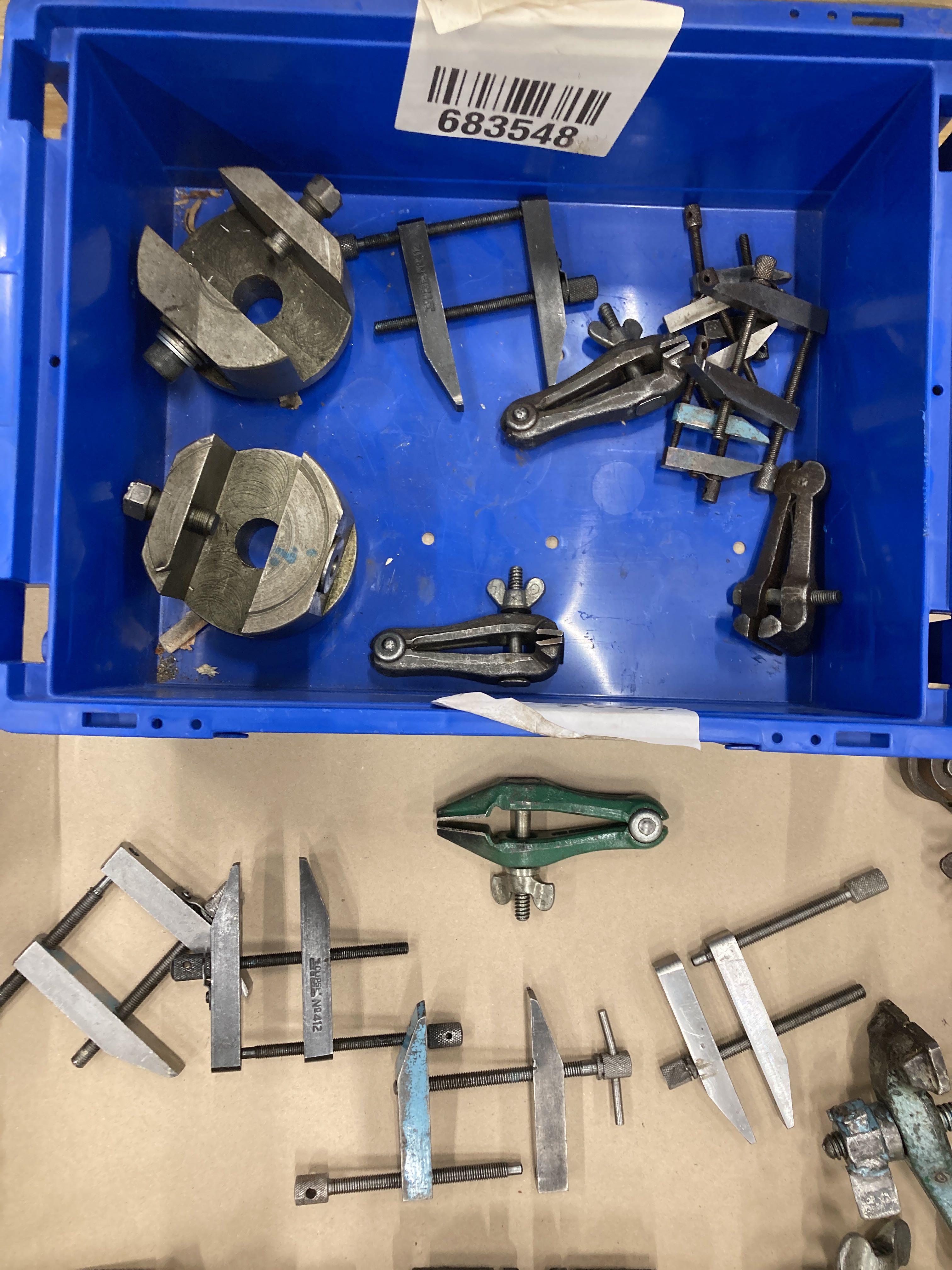 Material stop, rotating stud and VDI40 holder, etc - PS Auction - We ...
