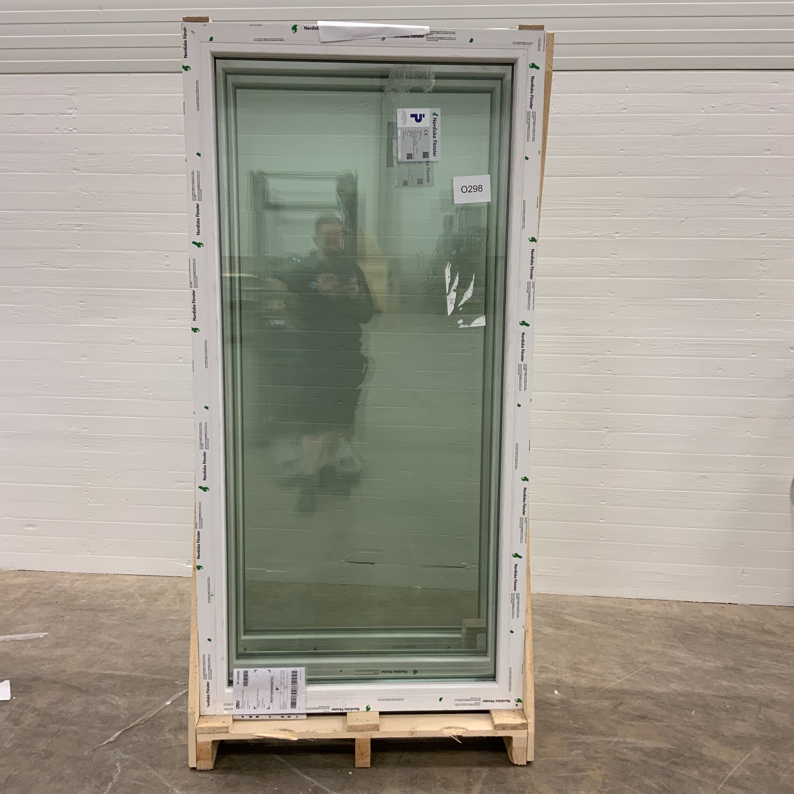 3 pieces Passive Fixed window PVC 3-glass 980 × 1980 - PS Auction - We ...