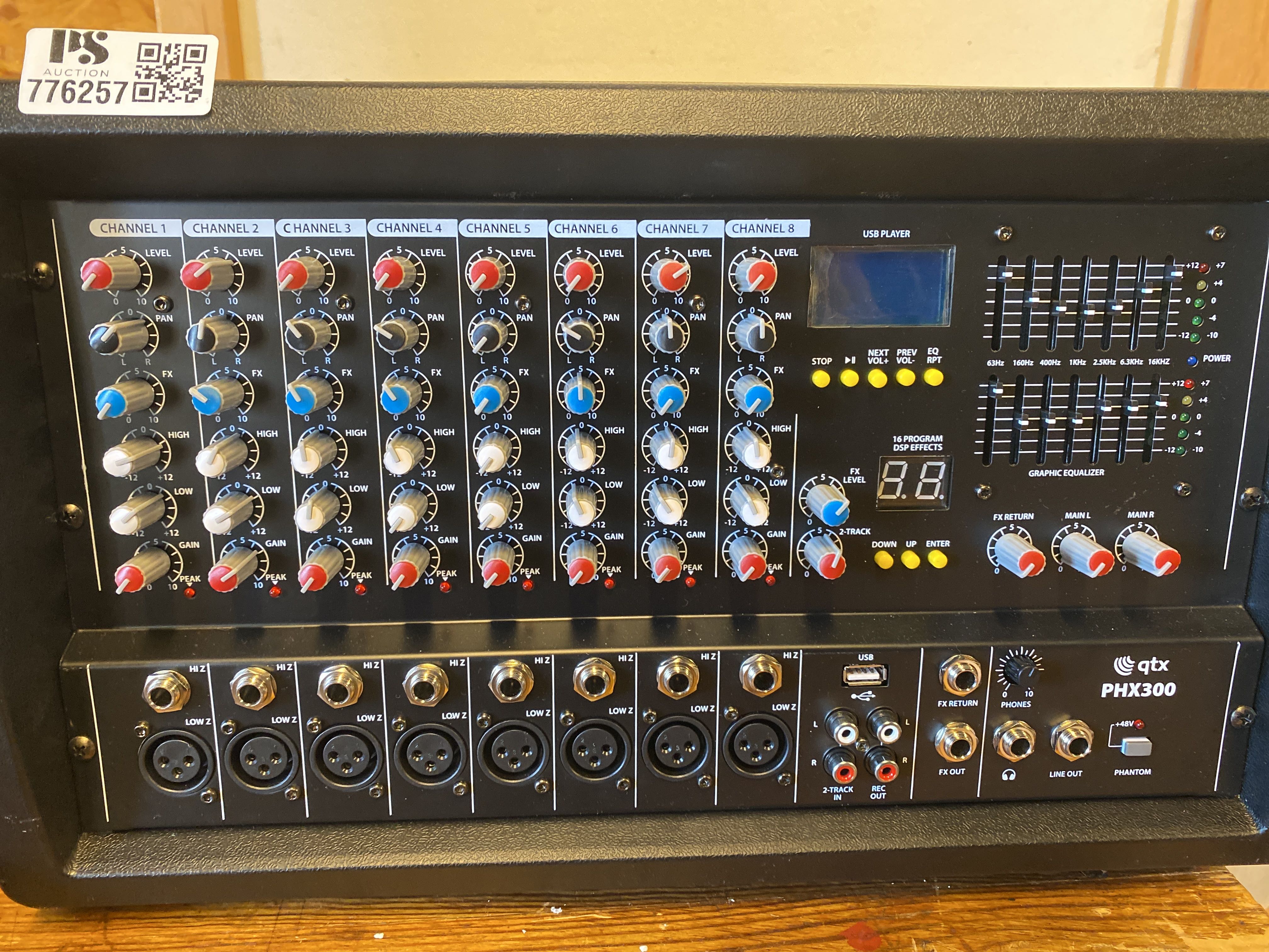 Qtx phx 300 förstärkare mixer - Auktioner online - Nätauktioner ...