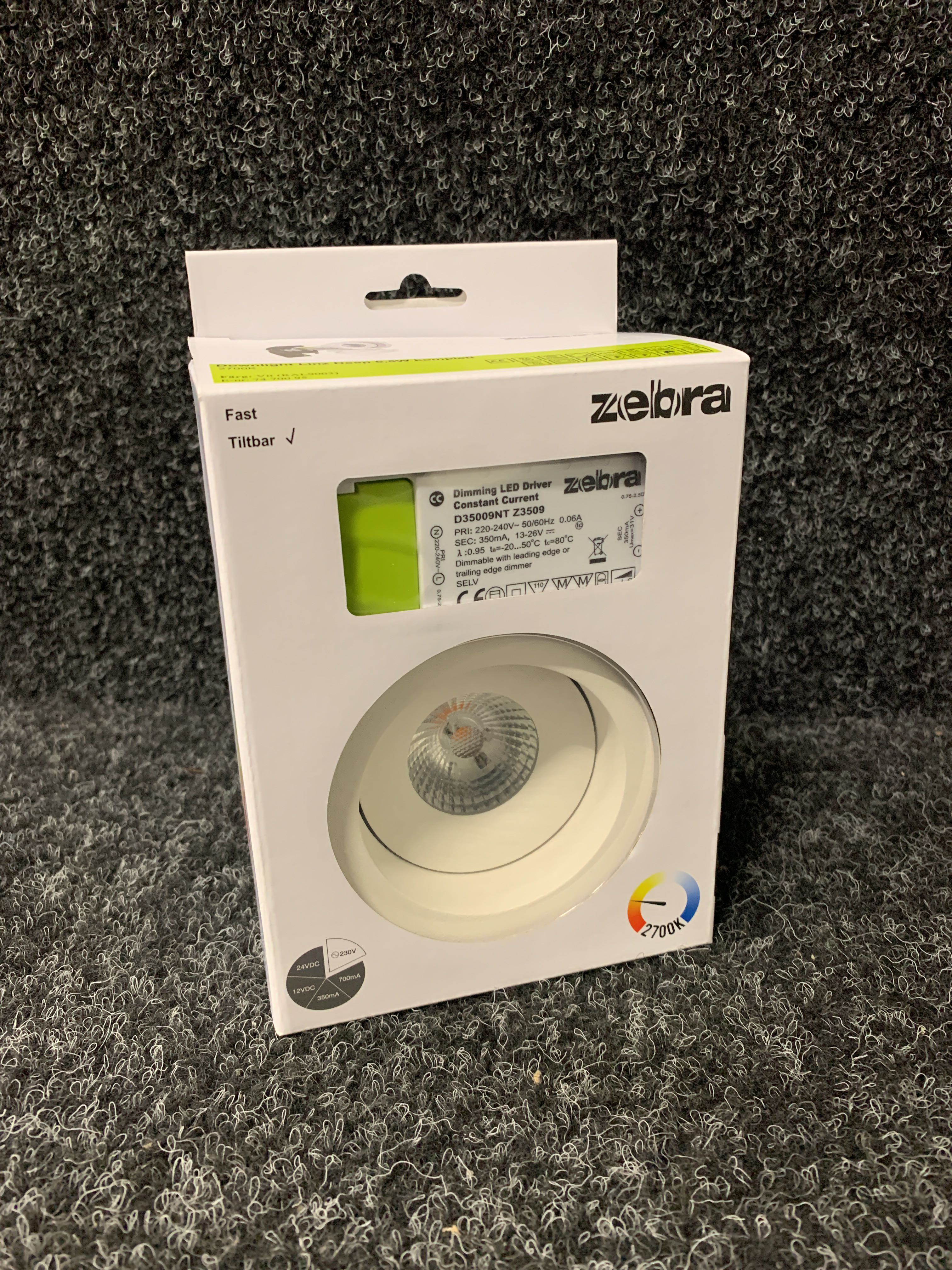 6 Downlight Linz Deep 6.5W complete LED, Zebra - PS Auction - We value ...