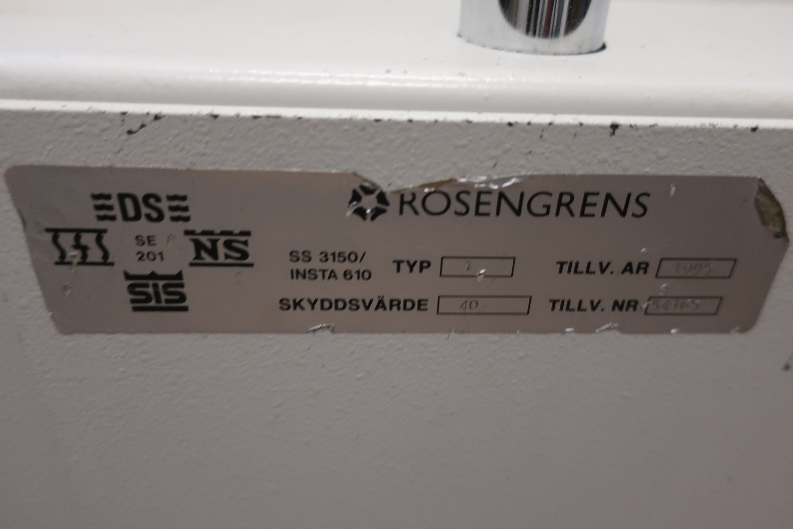 Safe, Rosengrens - PS Auction - We value the future - Largest in net ...