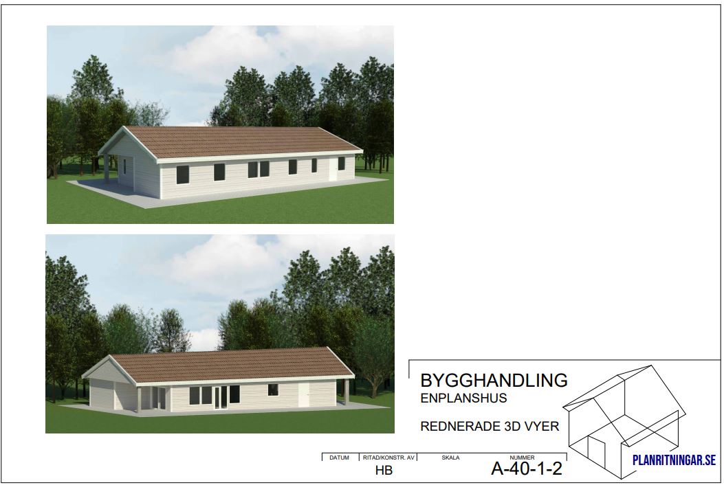 Frame for a single-storey house of approximately 157 square meters - PS ...