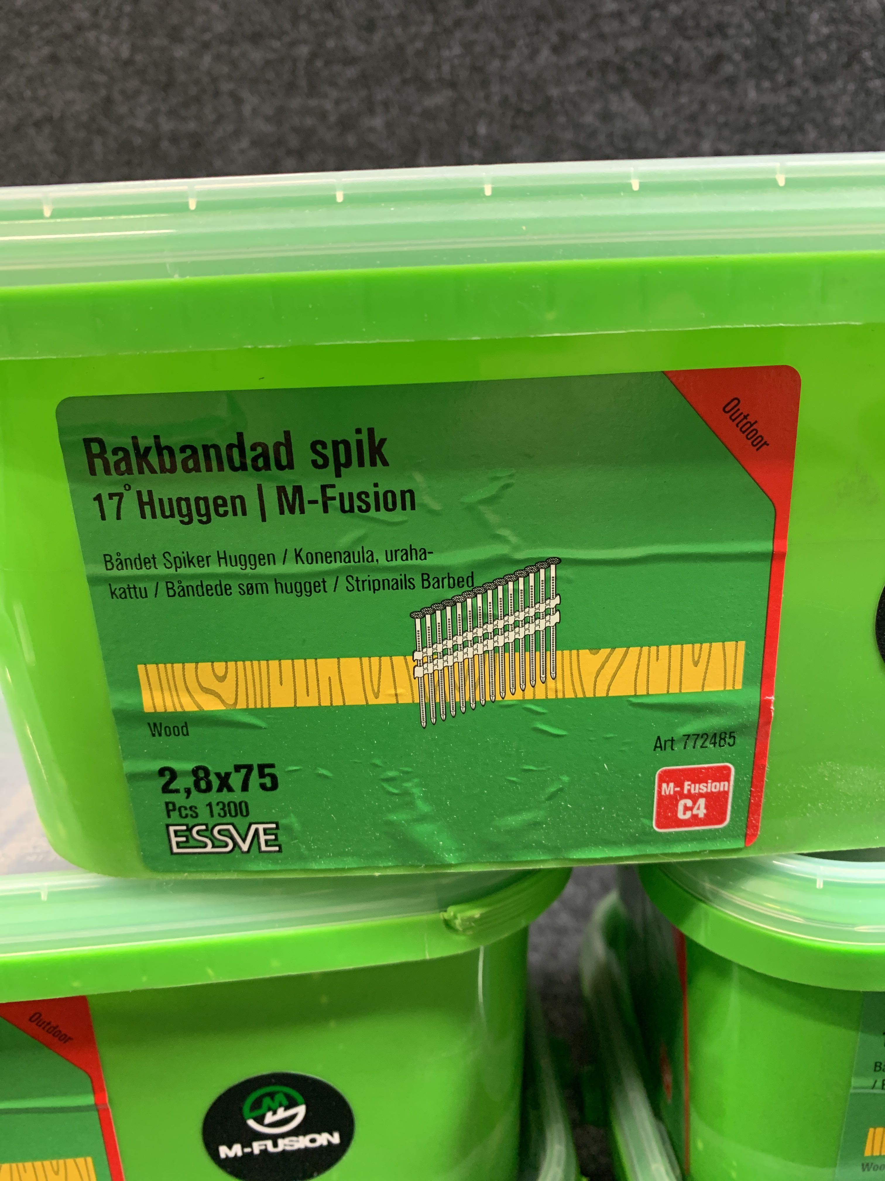 5 boxes with straight-banded nail Essve 2.8x75 - PS Auction - We value ...