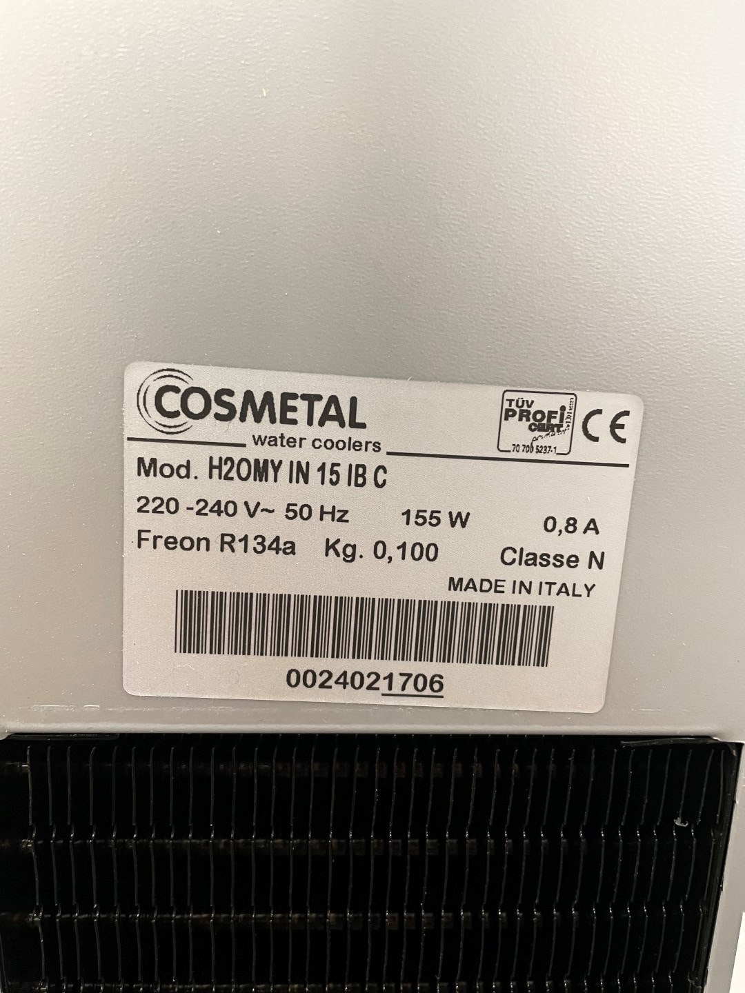 Water dispenser Cosmetal H20MY IN 15 C - PS Auction - We value the ...