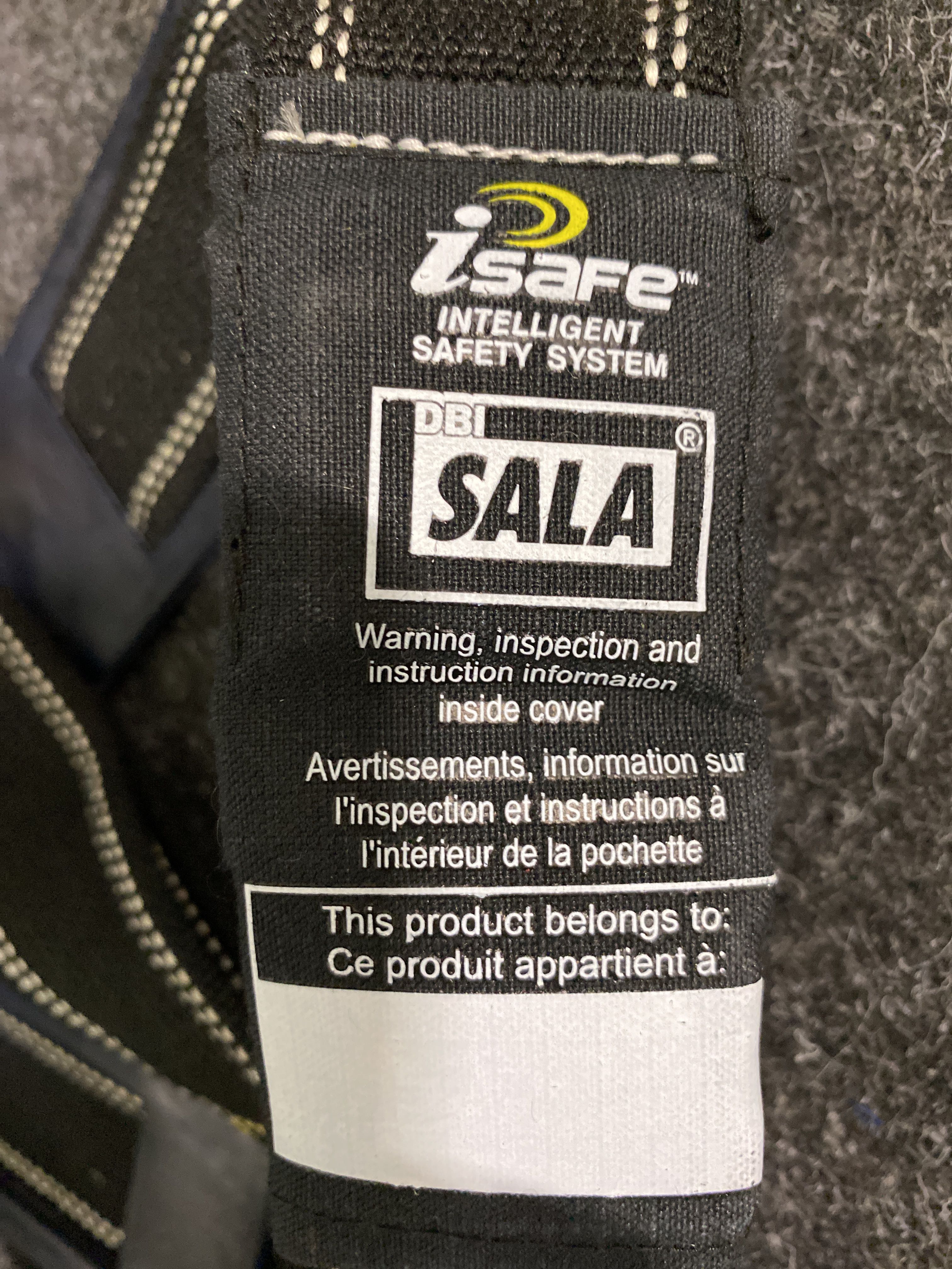 Fall protection harness DBI-SALA Delta Nomex Kevlar rear locking loop ...