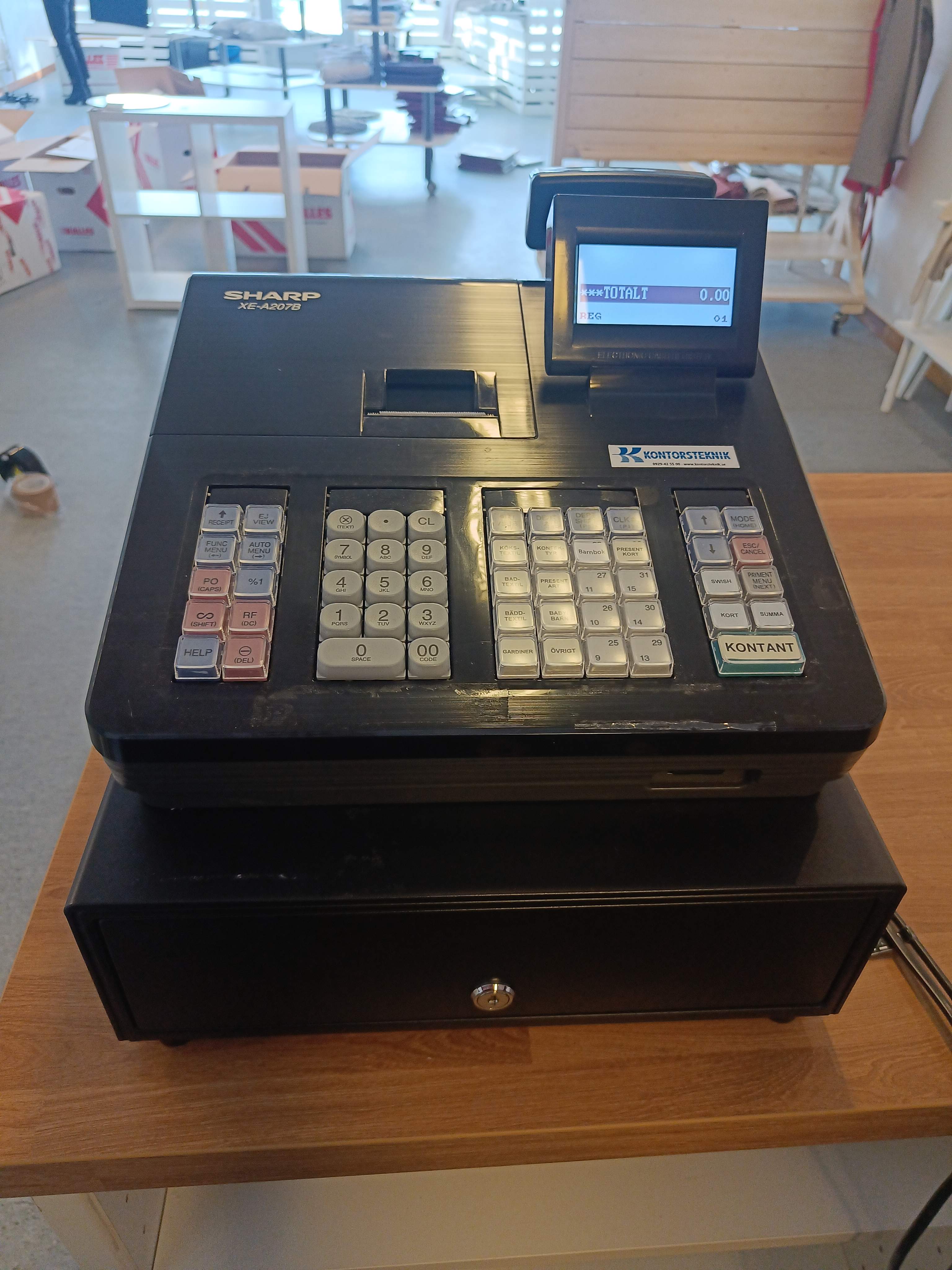 Kassasystem Sharp XE-A207B - Auktioner online - Nätauktioner ...