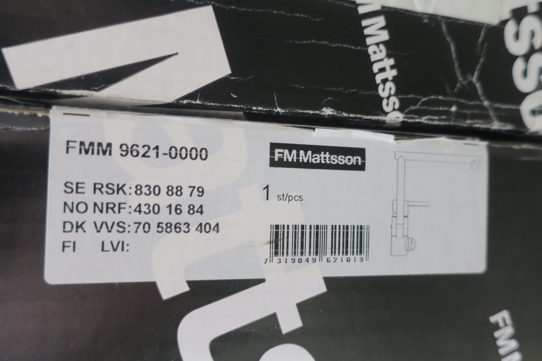 Köksblandare FM Mattsson Garda IV 9621-0000 - Fri frakt - Auktioner ...