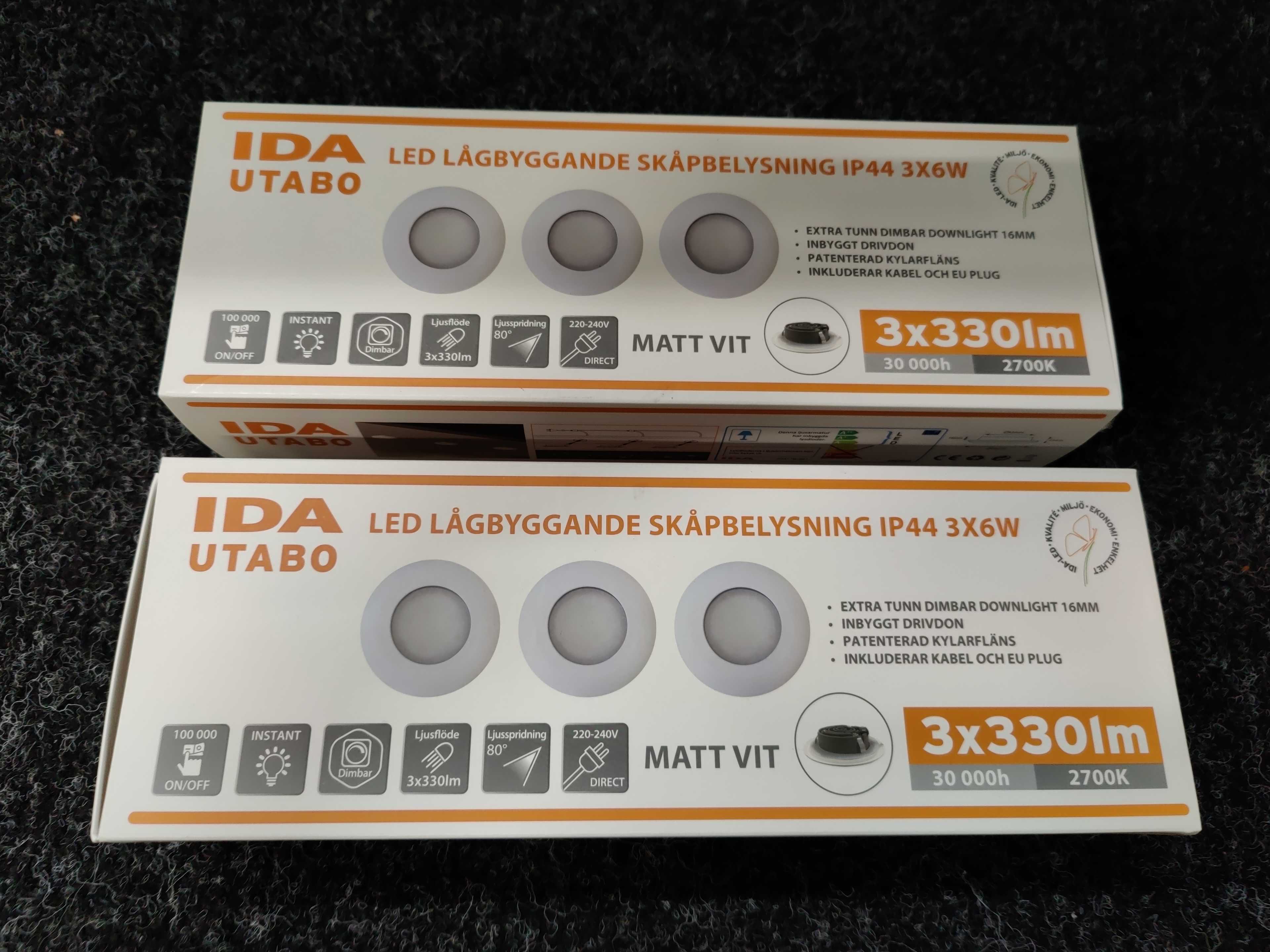 6 st Downlight IDA Utabo LED IP44 2700K - Auktioner online ...
