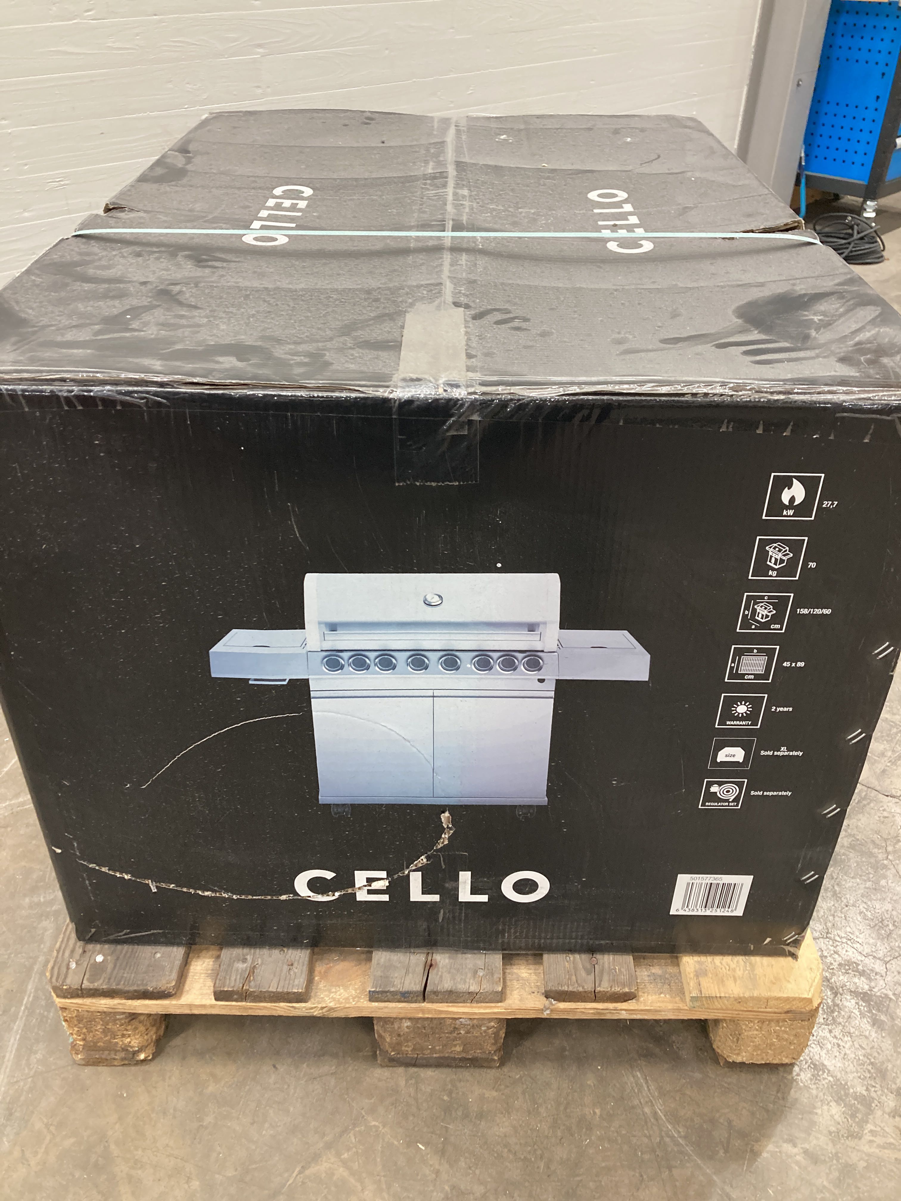 Gasolgrill Cello Platinum 6 27,7kW - Auktioner online - Nätauktioner ...