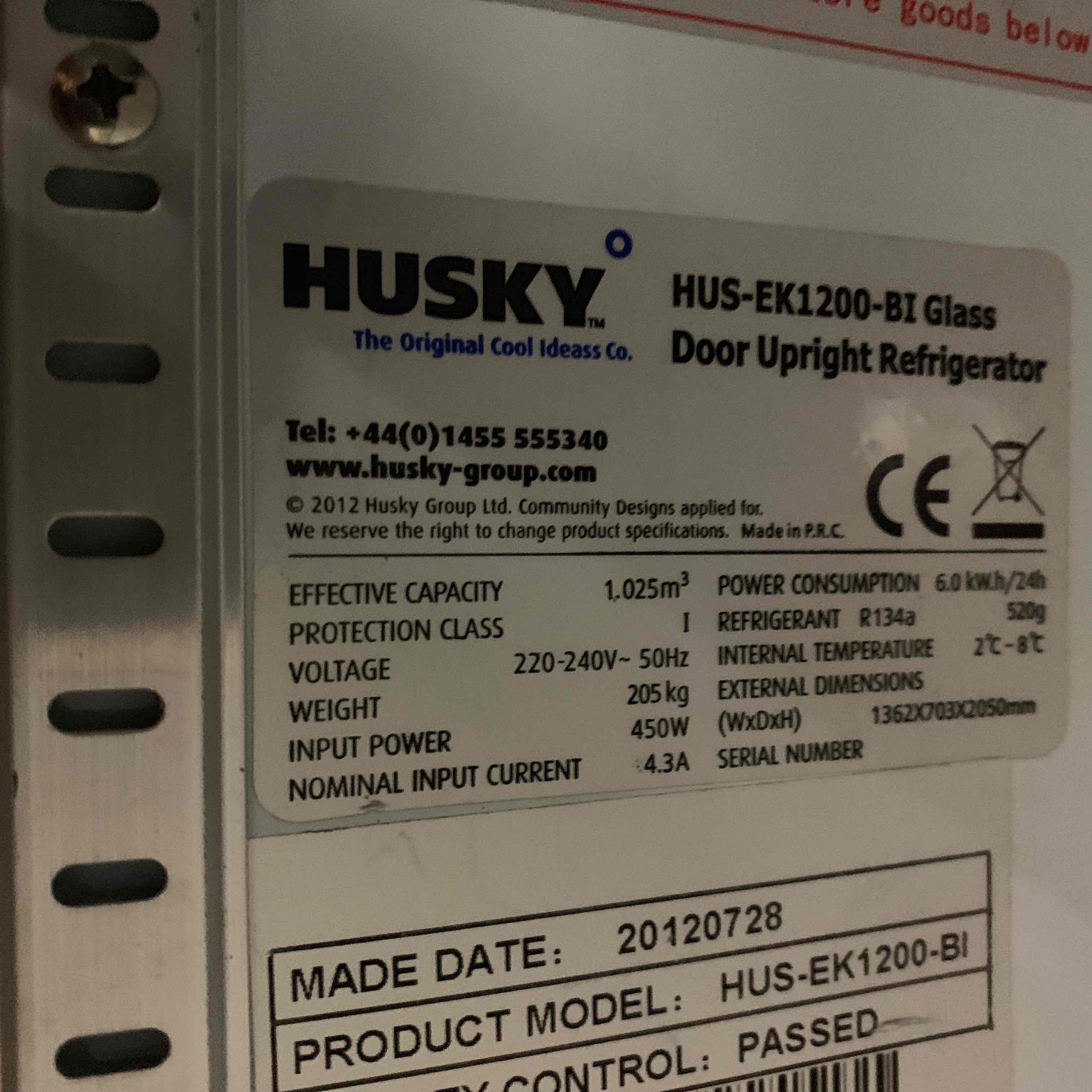 Refrigerator Husky HUS-EK1200_BI -12 - PS Auction - We value the future ...