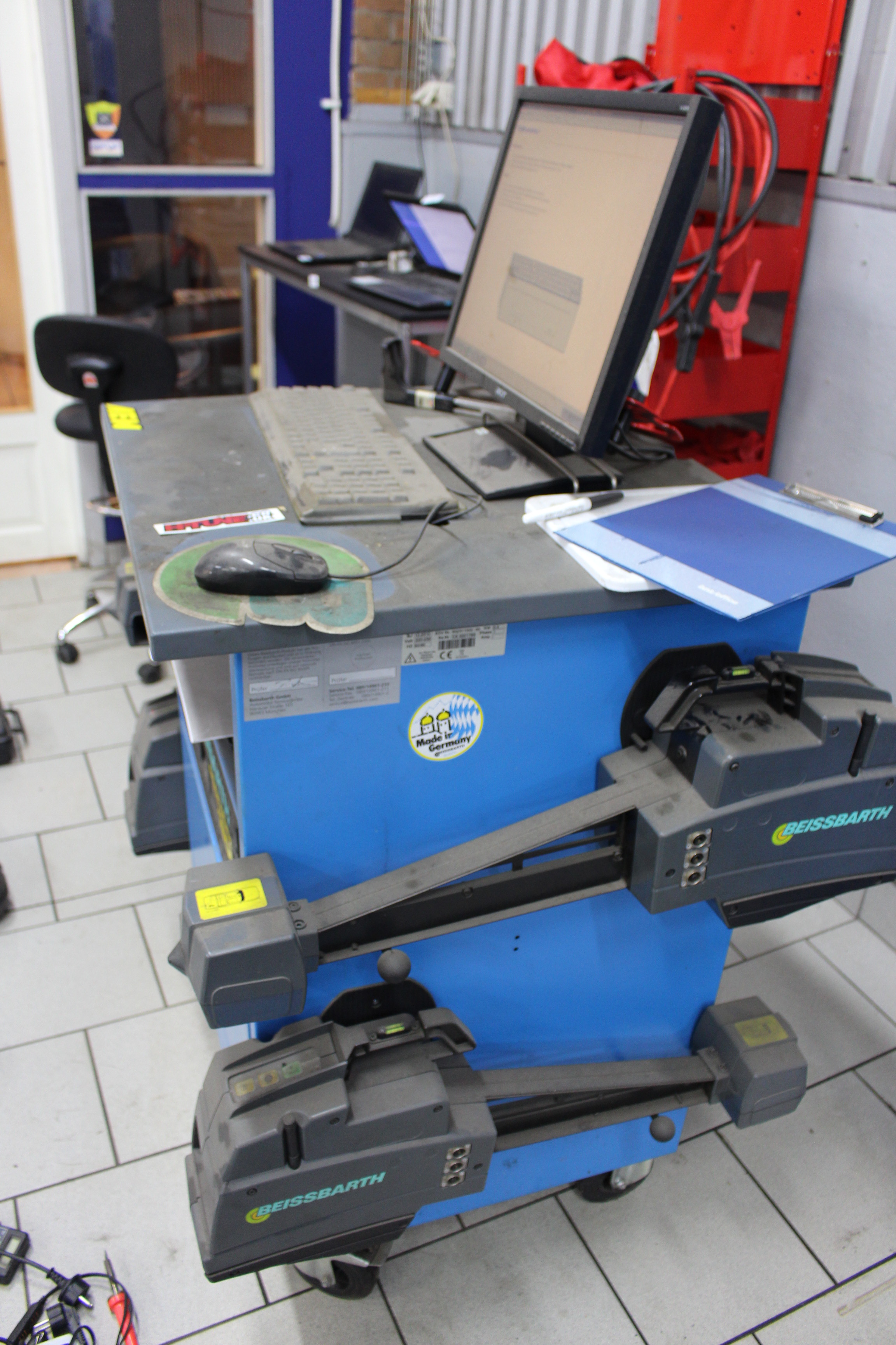 Hjulinställningsmaskin Beissbarth Microline 1800 -2010 - PS Auction ...