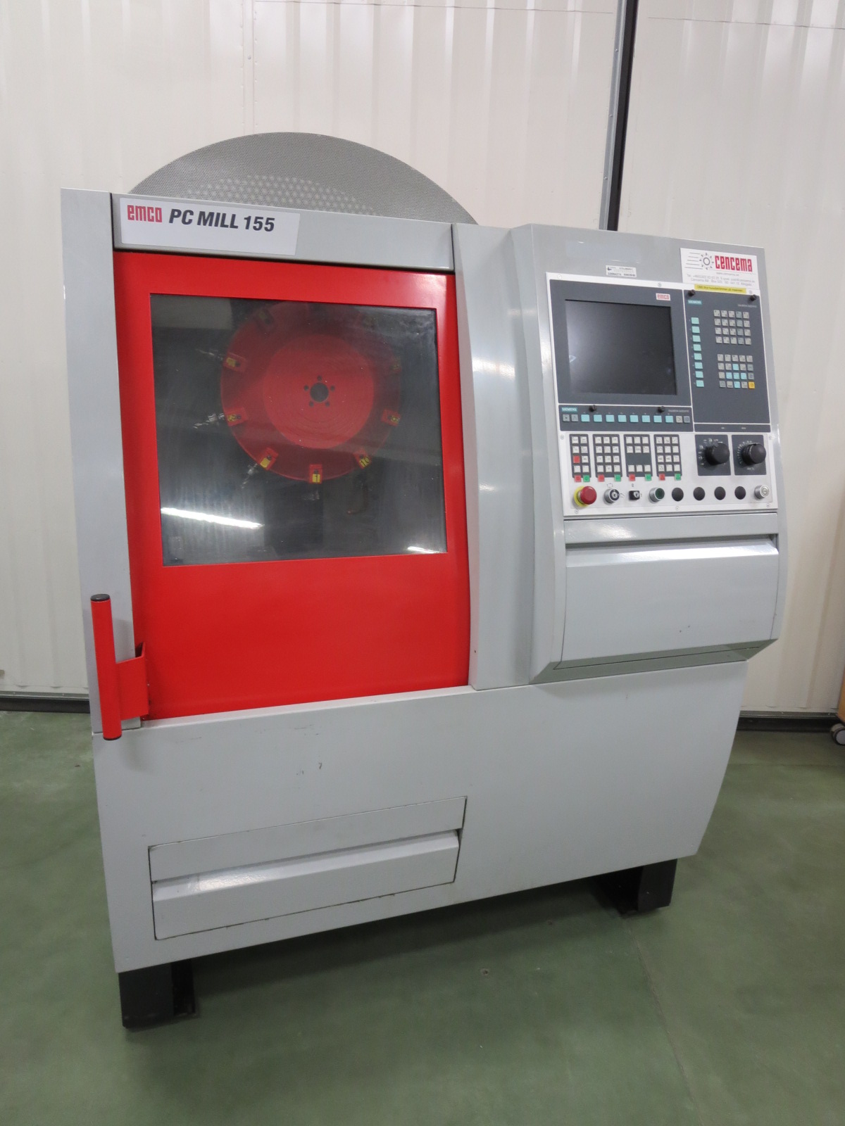 CNC-Fräs EMCO PC Mill 155 - Auktioner online - Nätauktioner ...