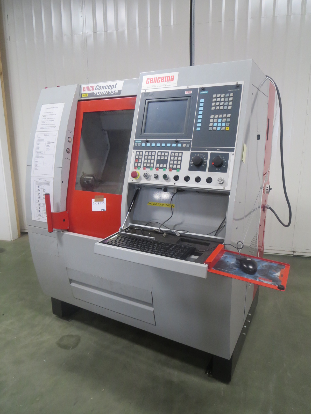 CNC-Svarv EMCO PC turn 155 - Auktioner online - Nätauktioner ...