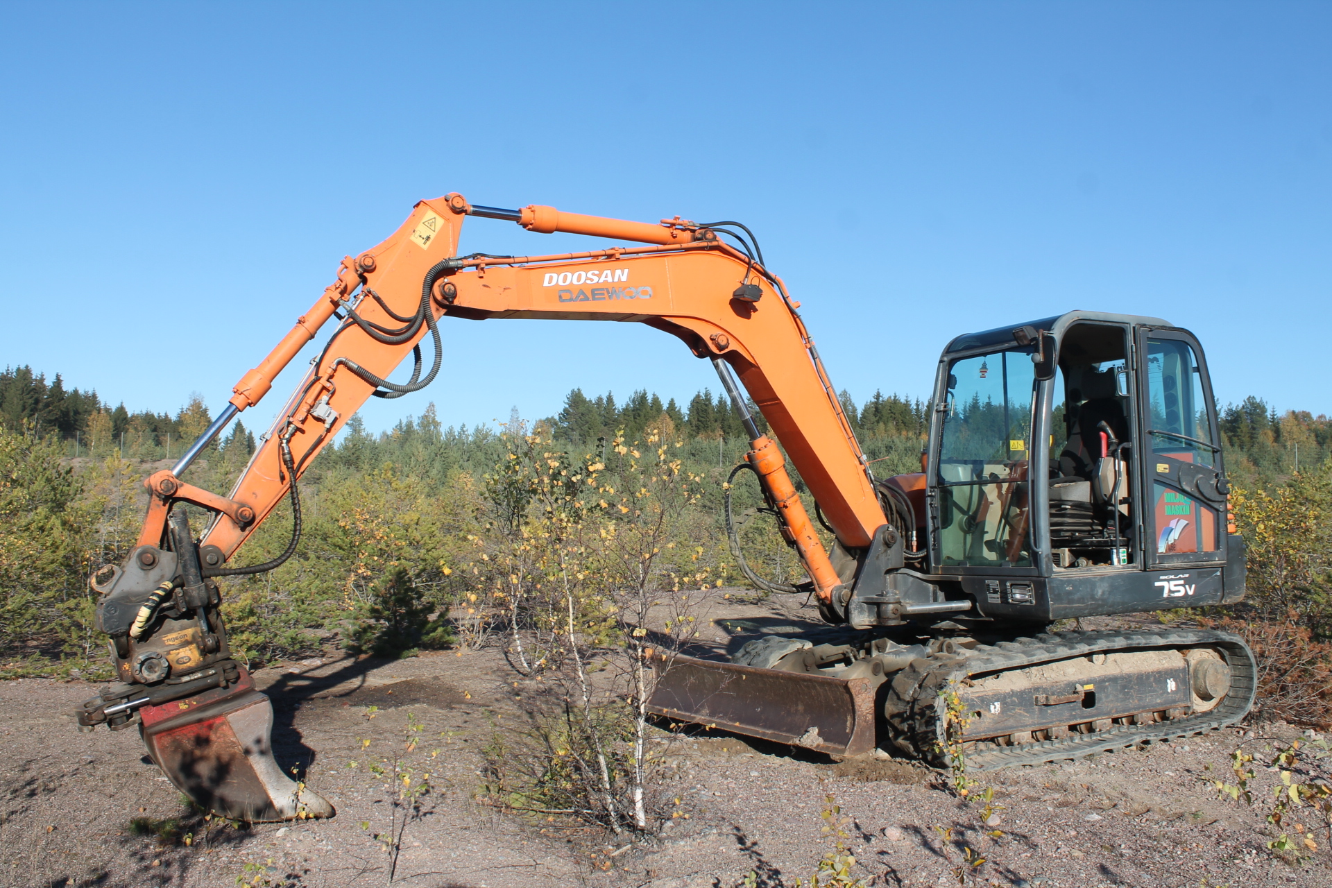 Excavator Doosan Solar 75-V - 06 - PS Auction - We value the future ...