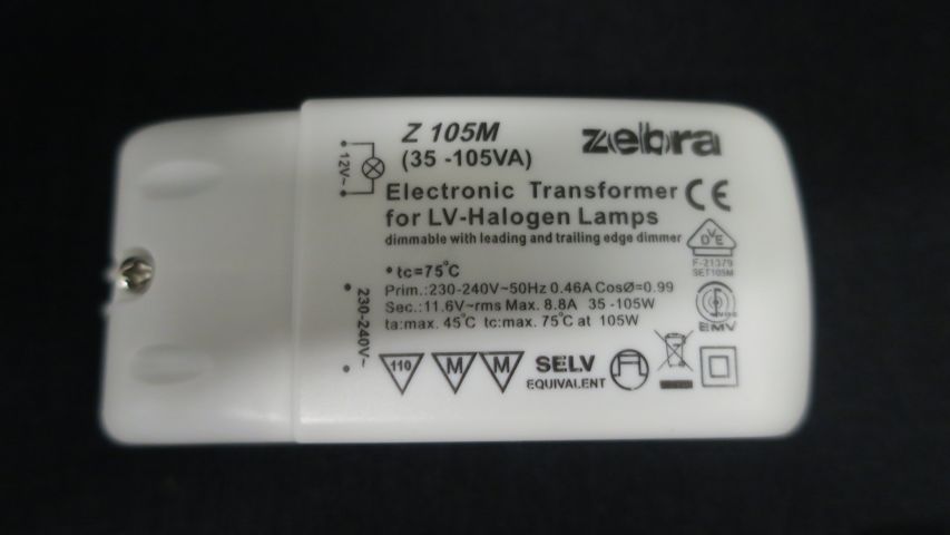 50 pcs Zebra Z 105M Electronic Transformer - PS Auction - We value the ...
