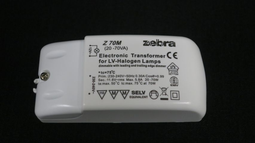 50 Zebra Z 70M Electronic Transformer - PS Auction - We value the ...