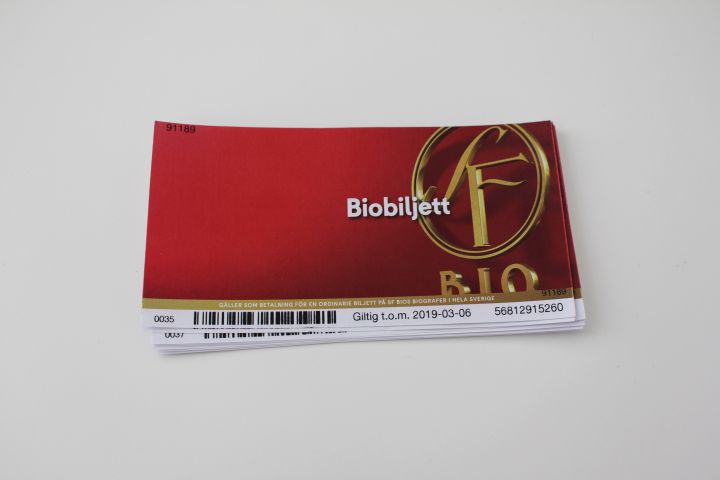 Biobiljetter SF 16 st - Auktioner online - Nätauktioner ...