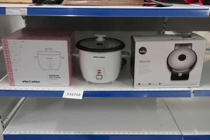 Wilfa wafer iron and Elis & Elsa rice cooker - PS Auction - We value ...
