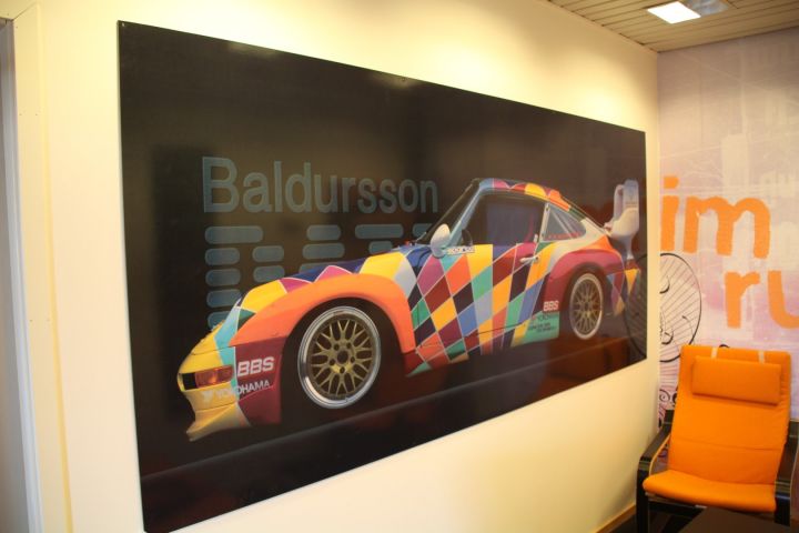 Tavla/tryck Porsche 130x300cm - PS Auction - We value the future ...