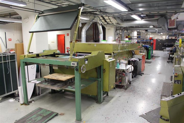 Screen printing line # 1 Svecia Printmaster MK2 - PS Auction - We value ...