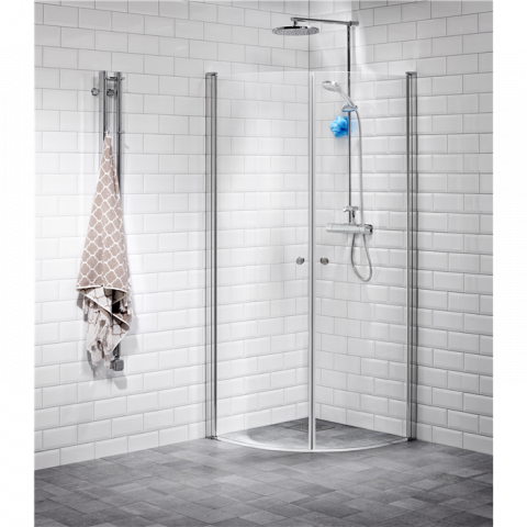 Shower corner Alterna Lusso Curved 80x80 - PS Auction - We value the ...